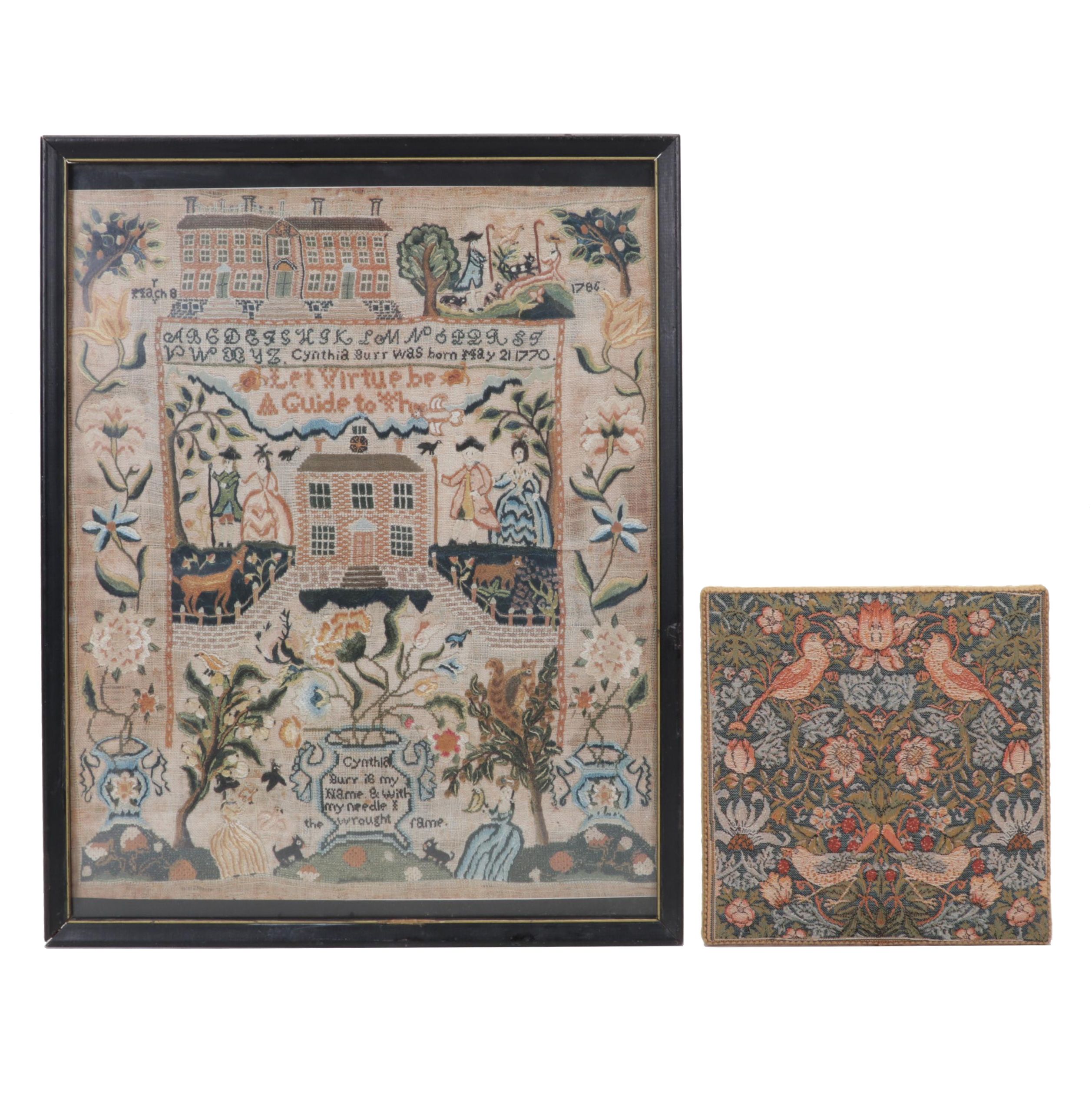 Reproduction Tapestry Panel "The Strawberry Thief" and Offset ...