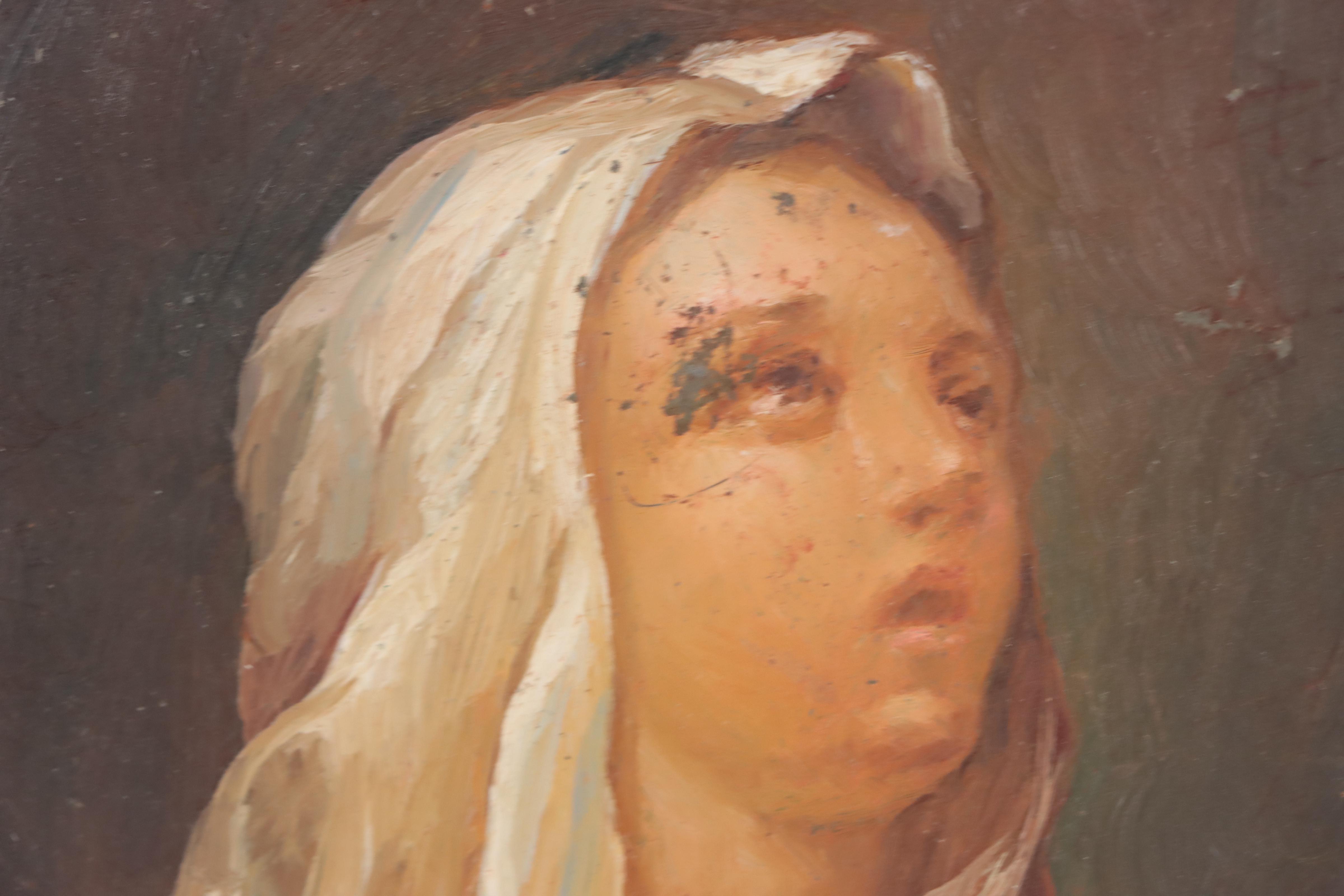 Portrait Oil Painting of The Virgin Mary | EBTH