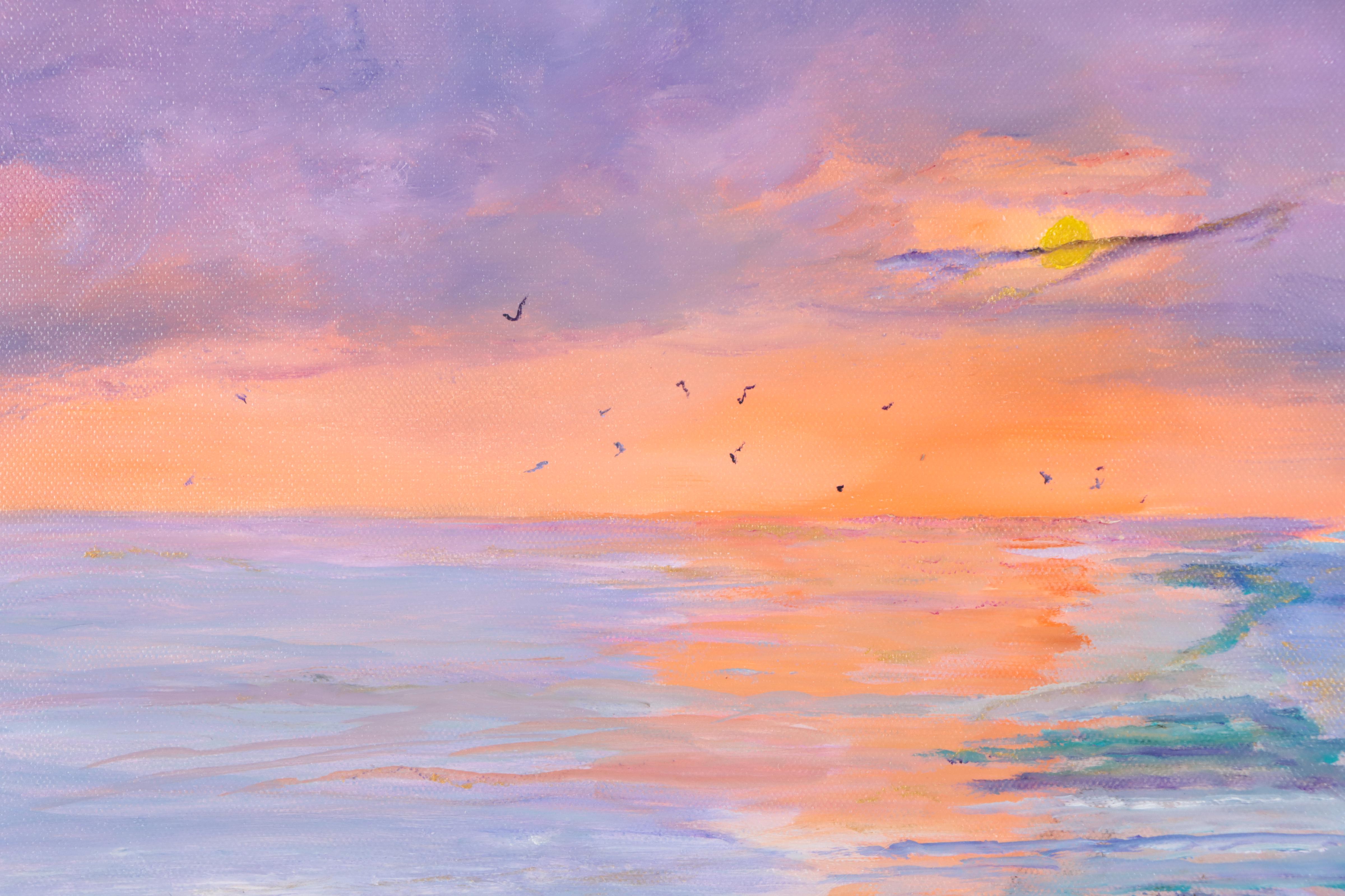 C. Gilpin Oil Painting "Florida Gulf Coast Sunset," 2023 | EBTH