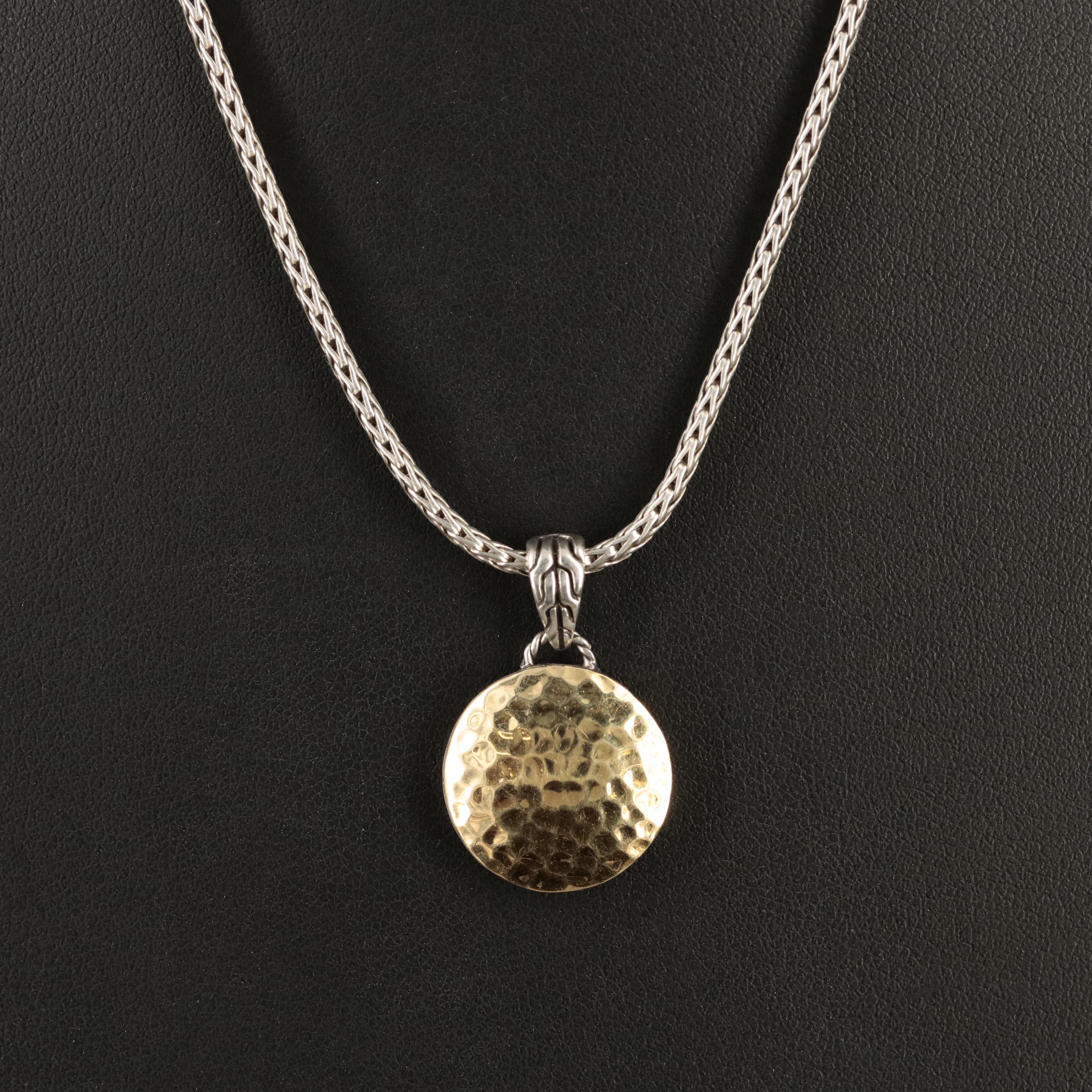 John Hardy "Palu" Reversible Pendant Necklace with 18K Bonded Accent | EBTH