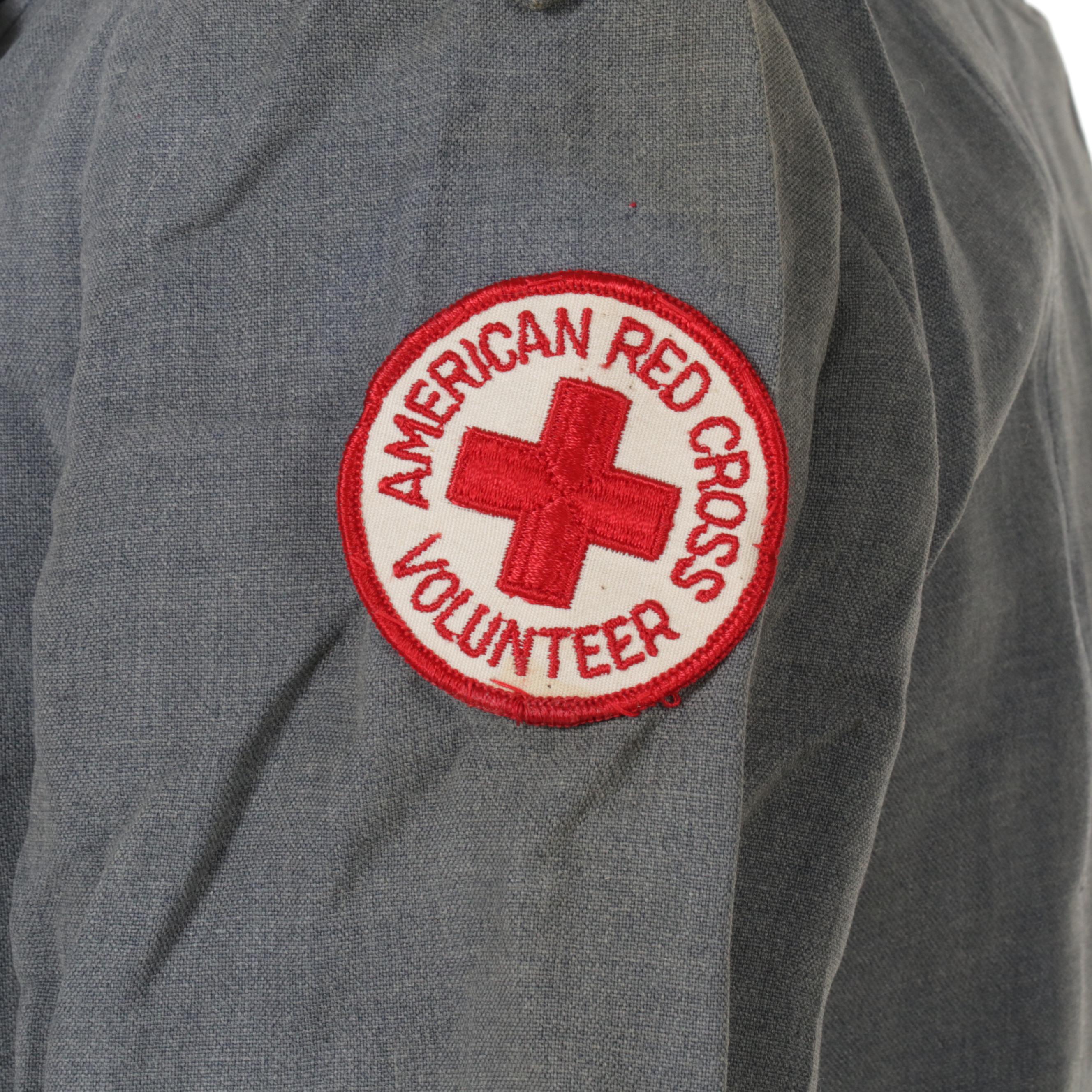 Women's American Red Cross WWII Era Volunteer Uniform, Early 20th ...