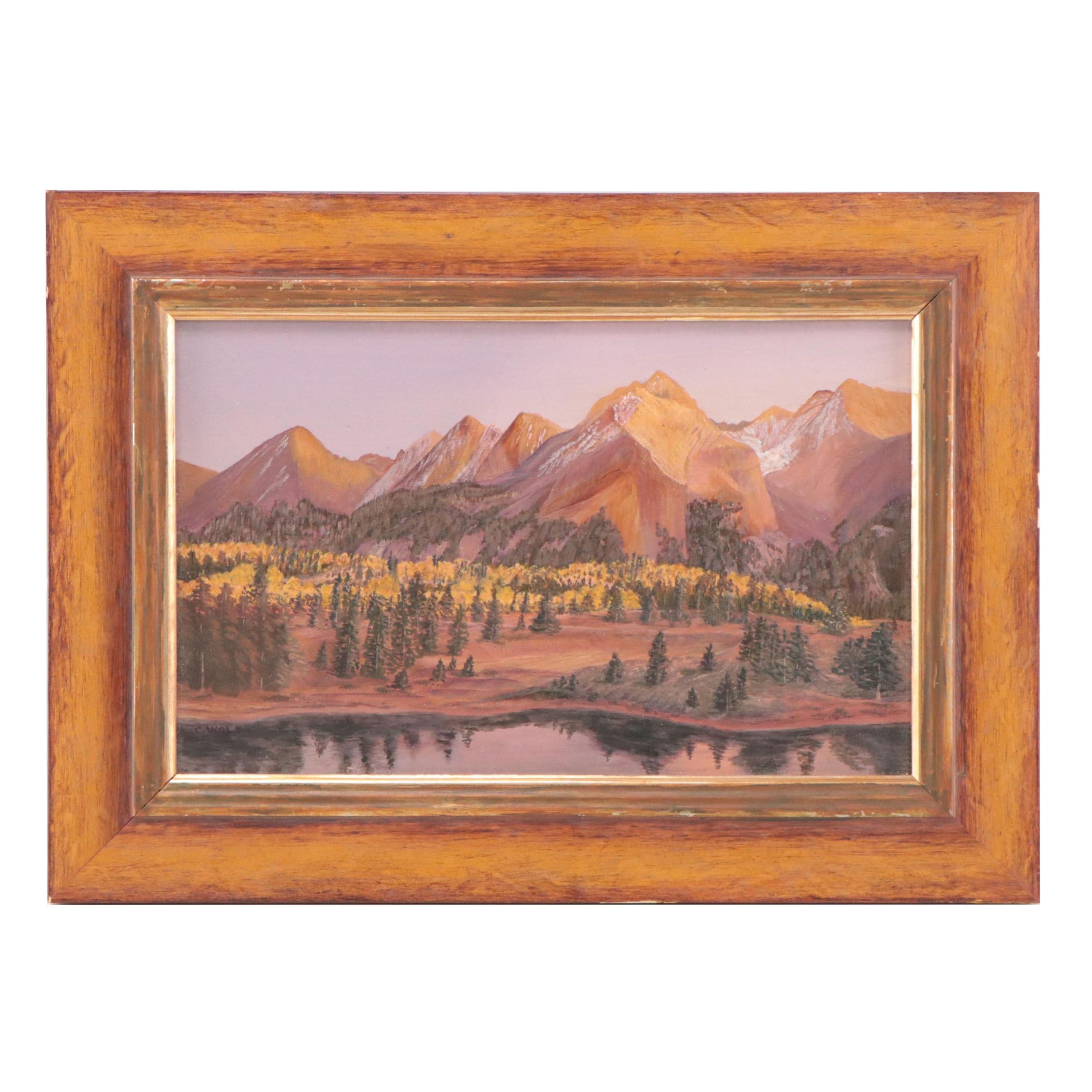 Charles Lanman Western Landscape Oil Painting | EBTH