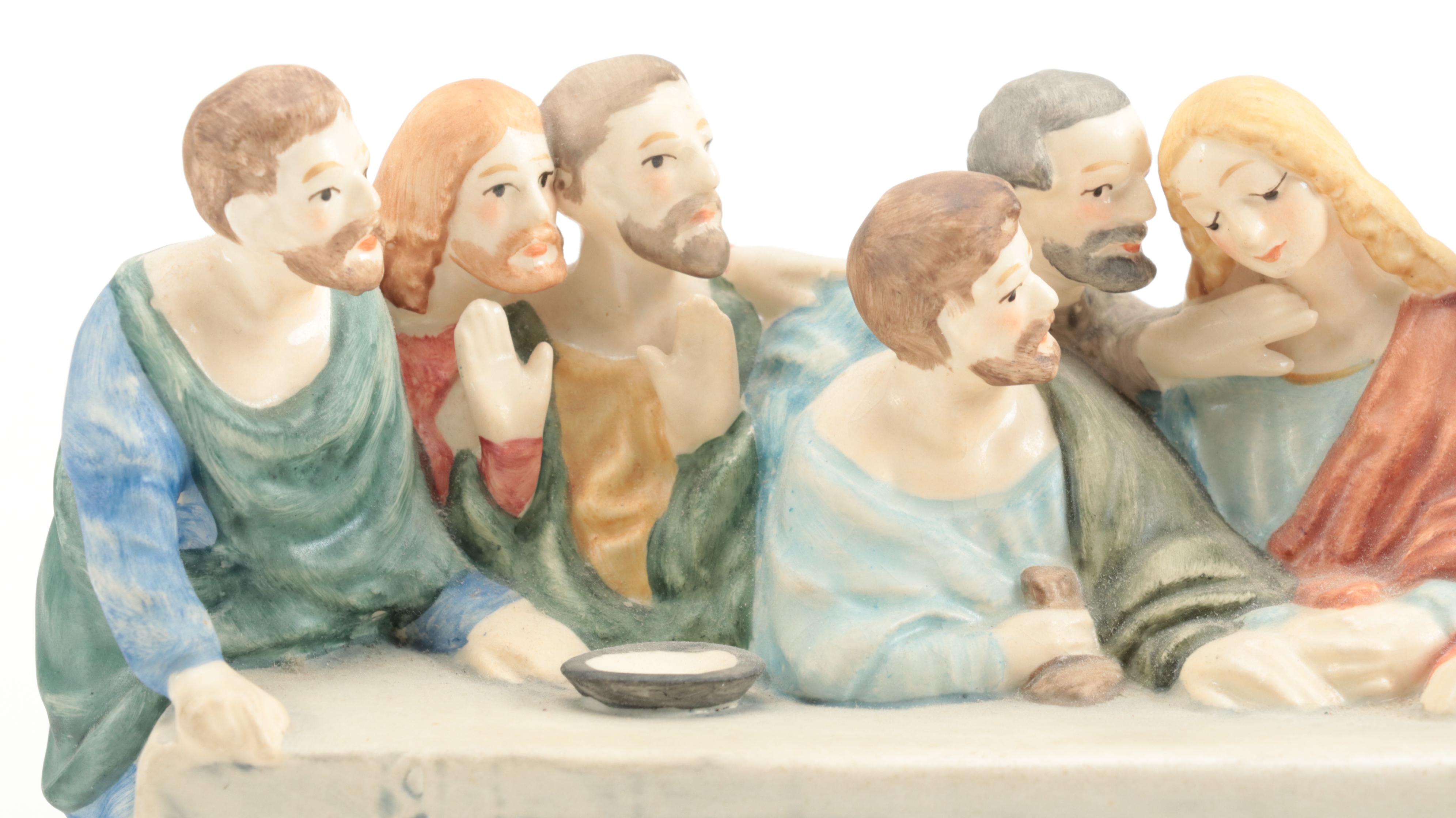 Goebel Porcelain "The Last Supper" Cast Figure After Leonardo da Vinci ...
