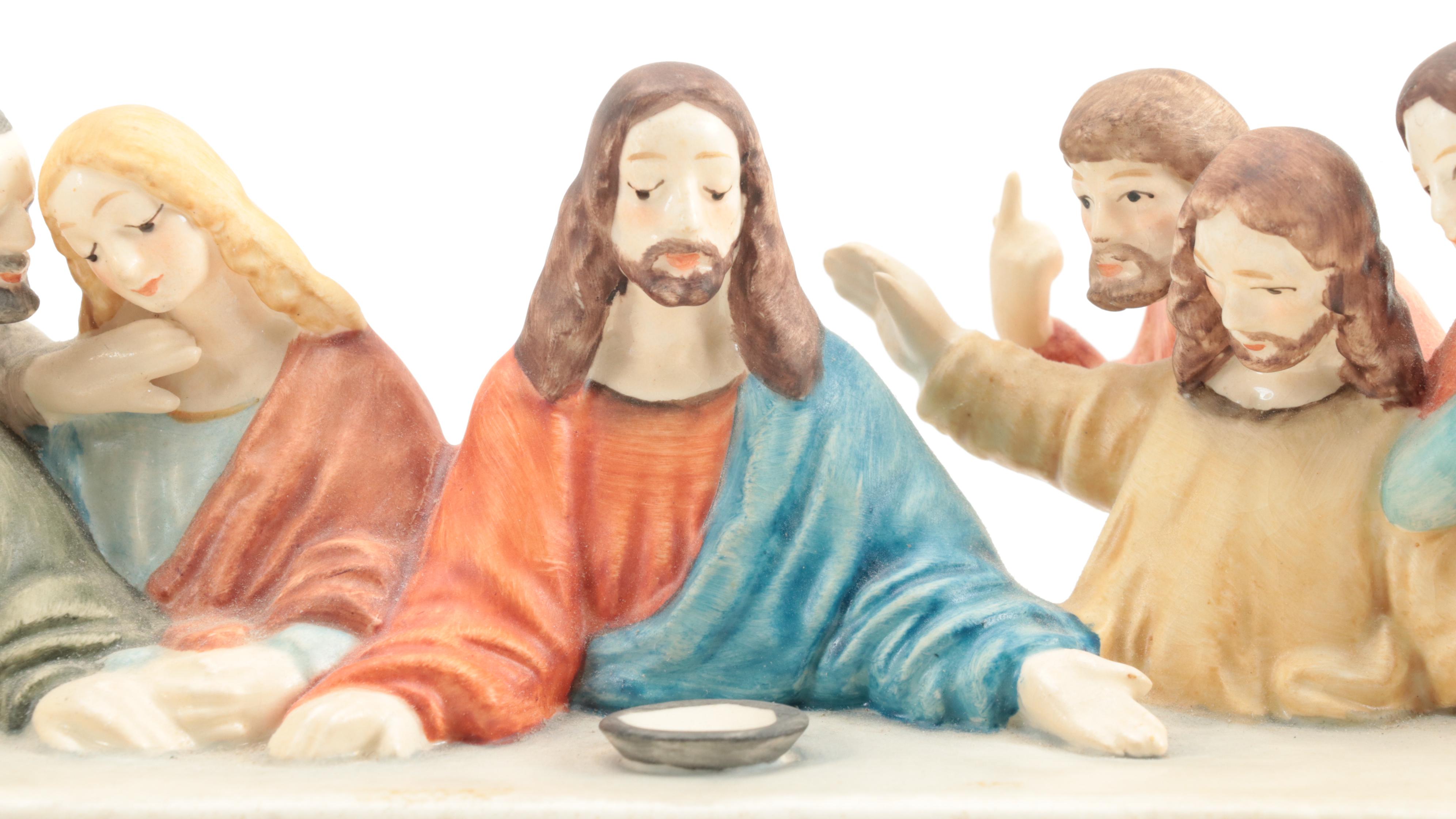 Goebel Porcelain "The Last Supper" Cast Figure After Leonardo da Vinci ...