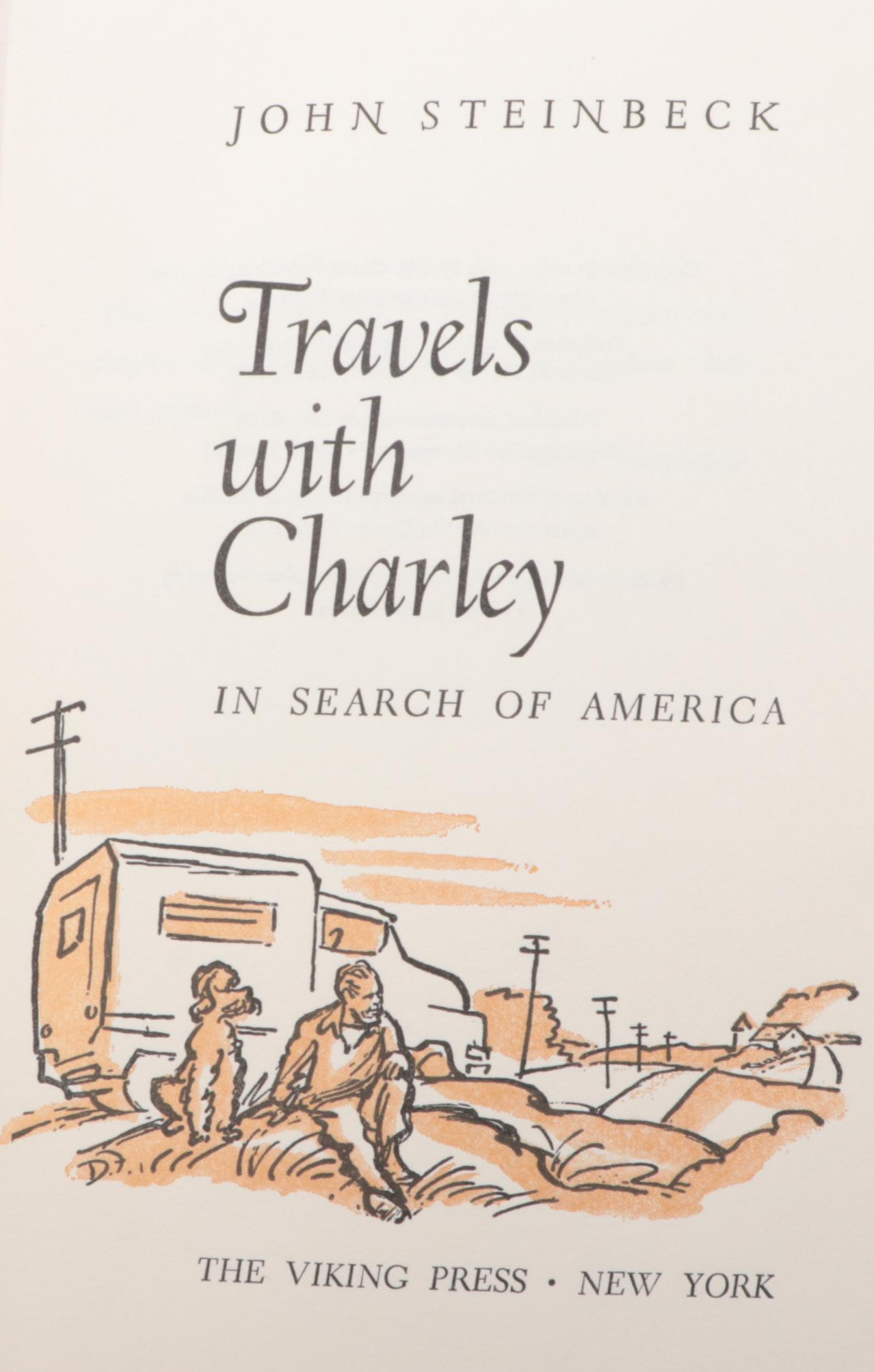 Book Club Edition "Travels with Charley" by John Steinbeck, 1962 | EBTH