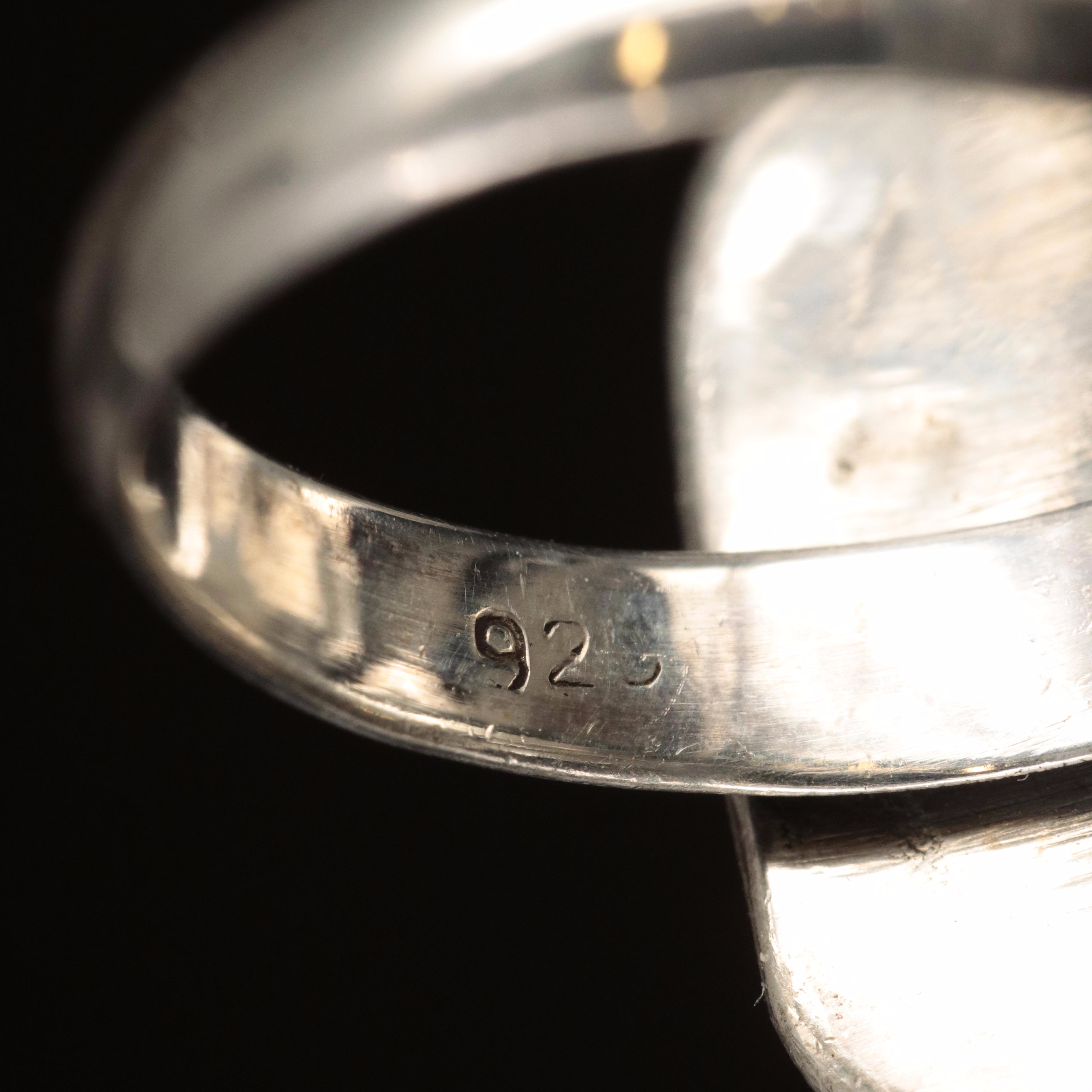 Sterling Eagle Biker Ring | EBTH