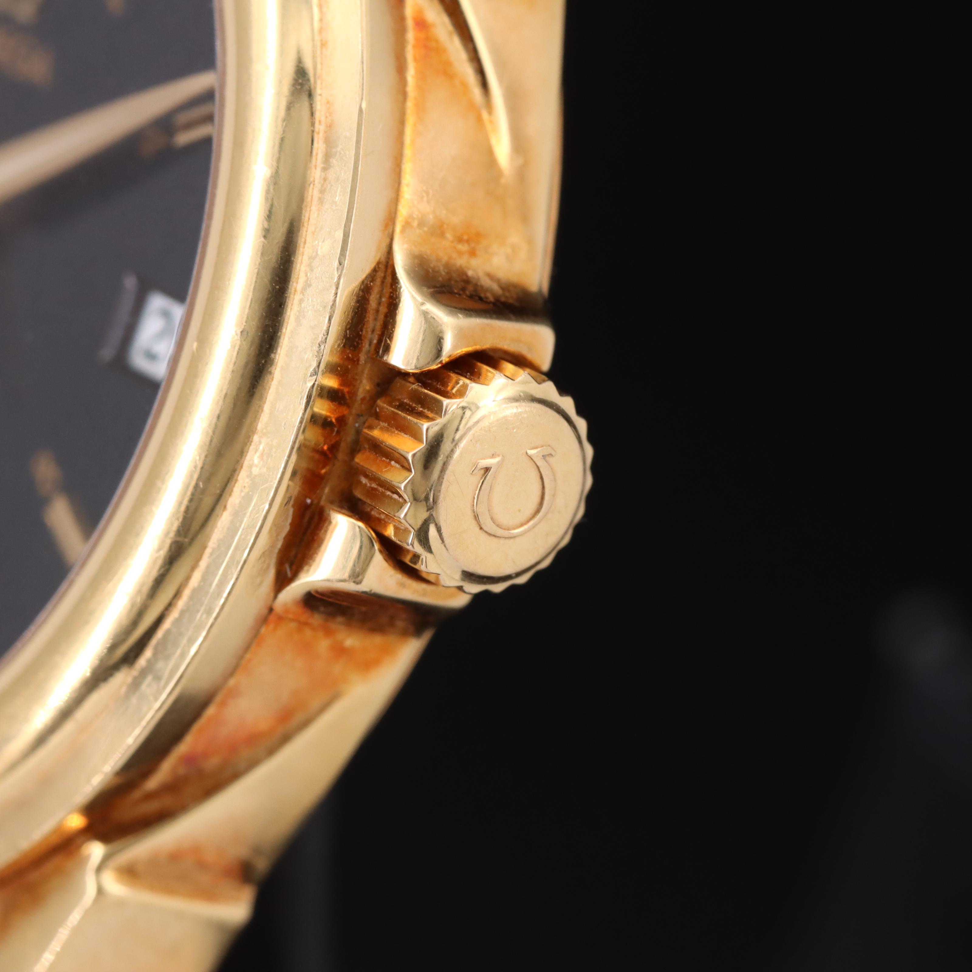18K Omega DeVille GMT Wristwatch | EBTH