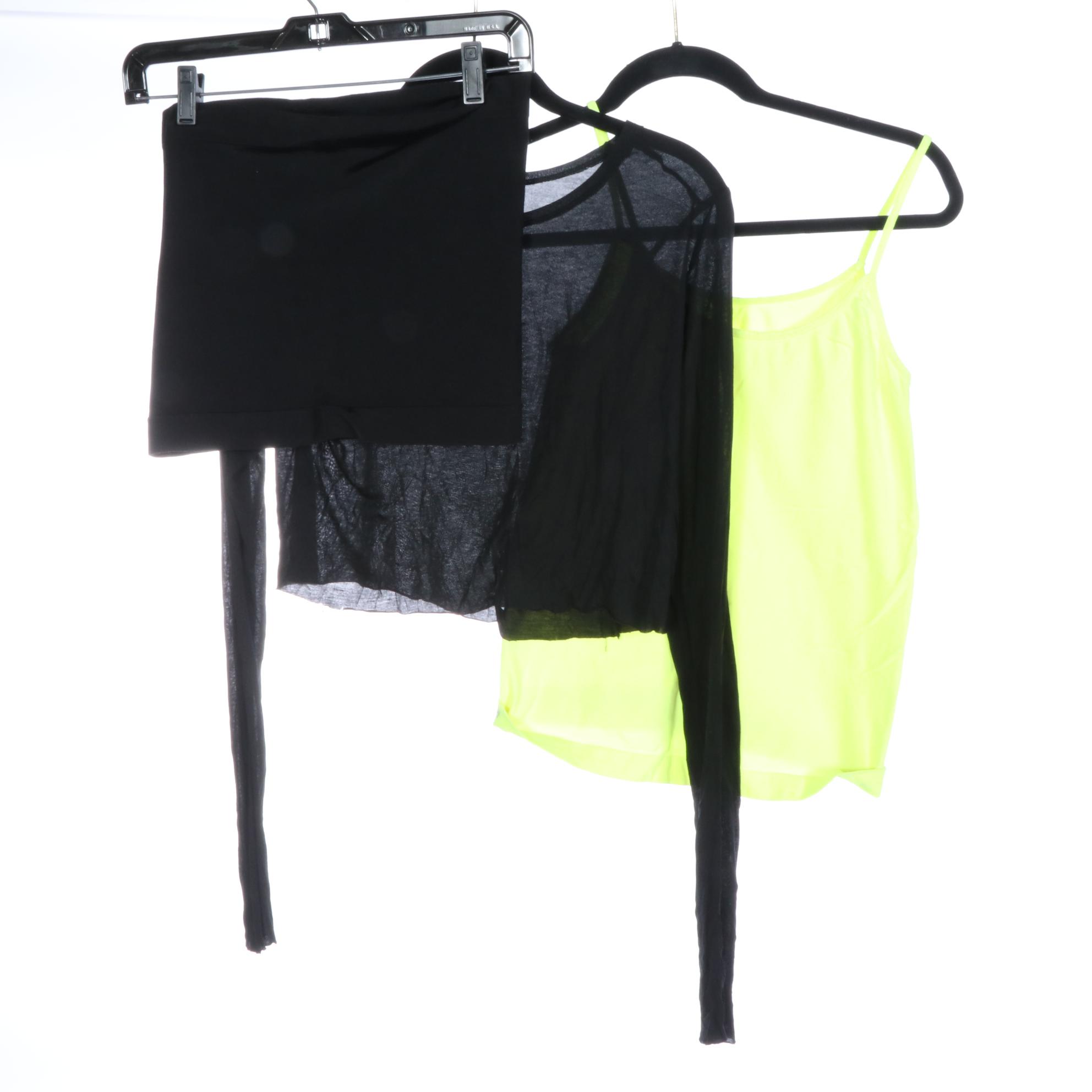 Zara Semi Sheer Crop Top, Luigi di Focenza Camisole, and Other ...