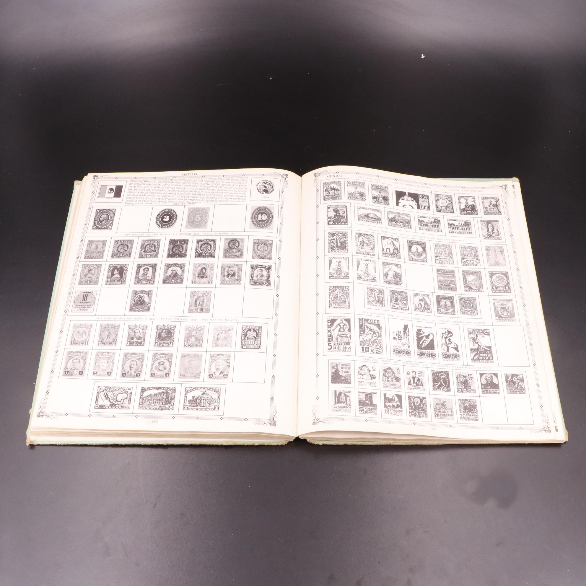 Three Vintage Postage Stamp Albums and Vintage Foreign Currency | EBTH