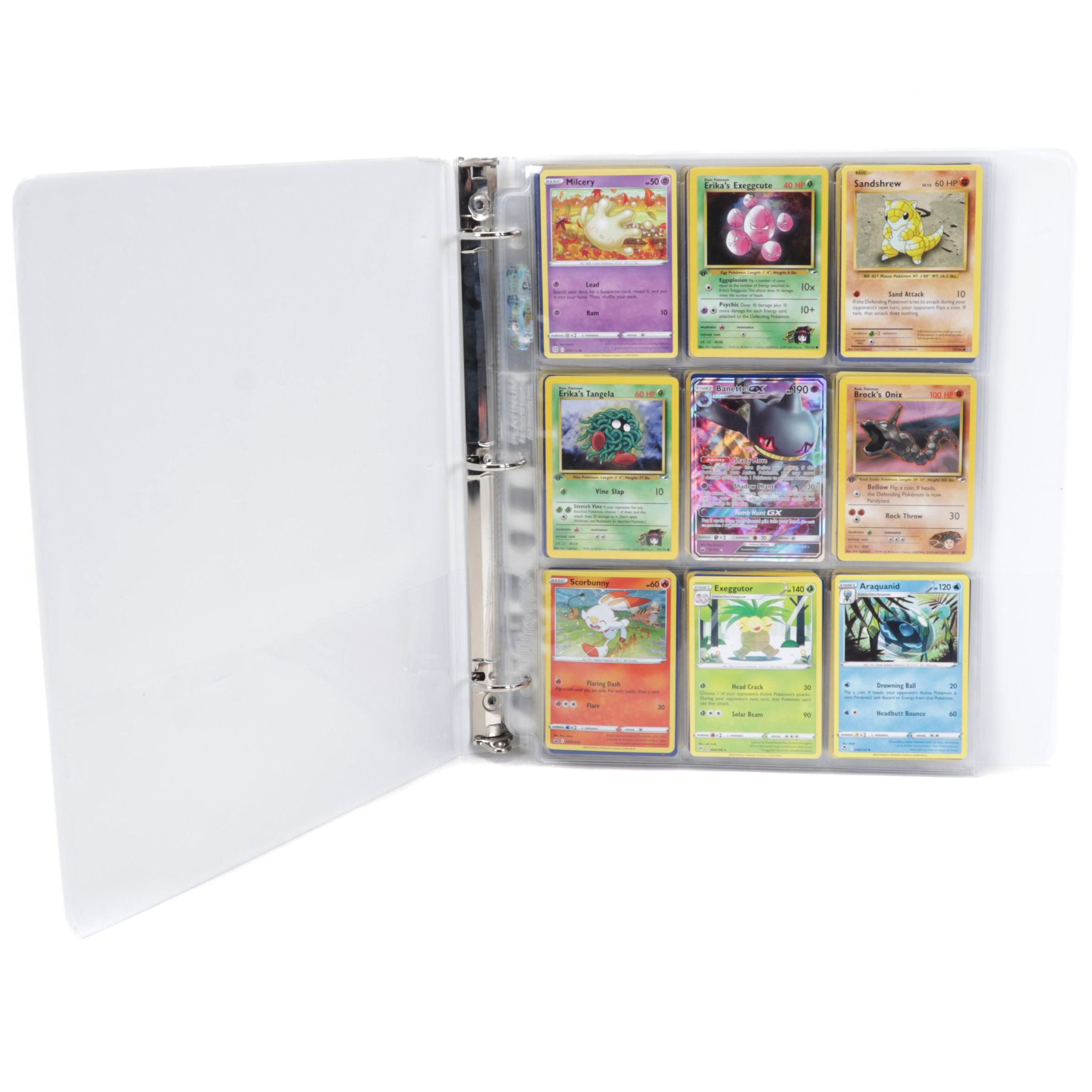 Pokémon Trading Cards Including "Feebas" and First Edition "Brock's ...