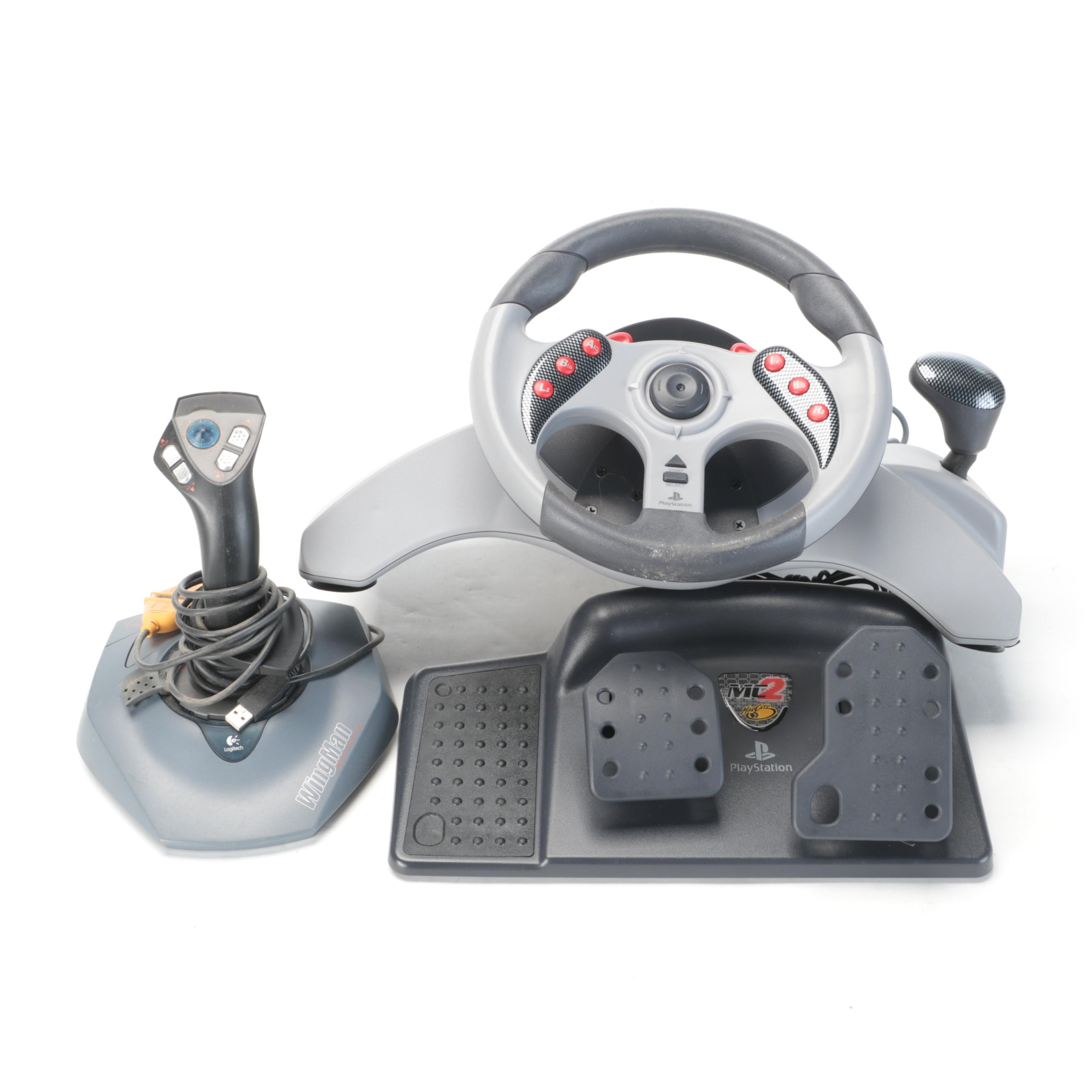 Playstation Mad City 2 Race Car Console With Logitech Wingman ...