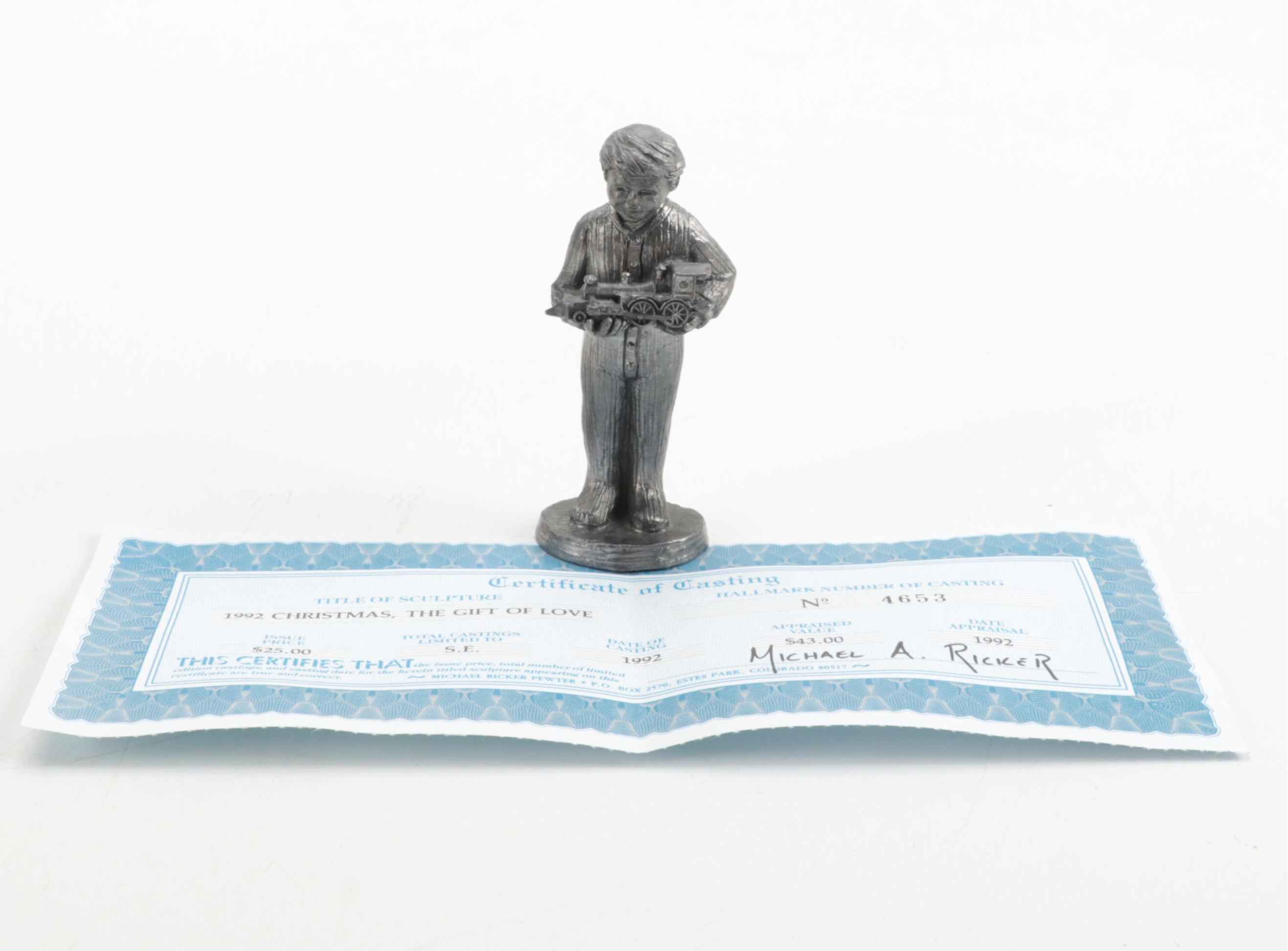 Michael A Ricker Pewter Figurines | EBTH