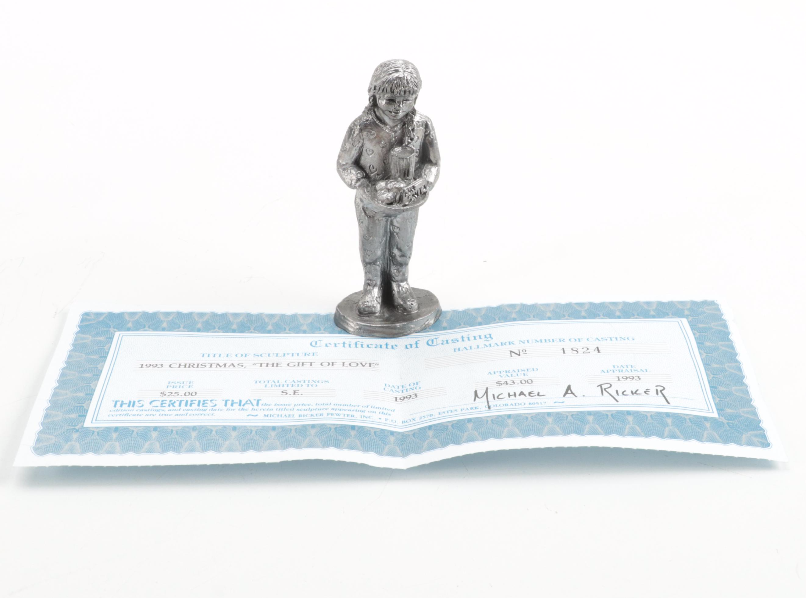 Michael A Ricker Pewter Figurines | EBTH