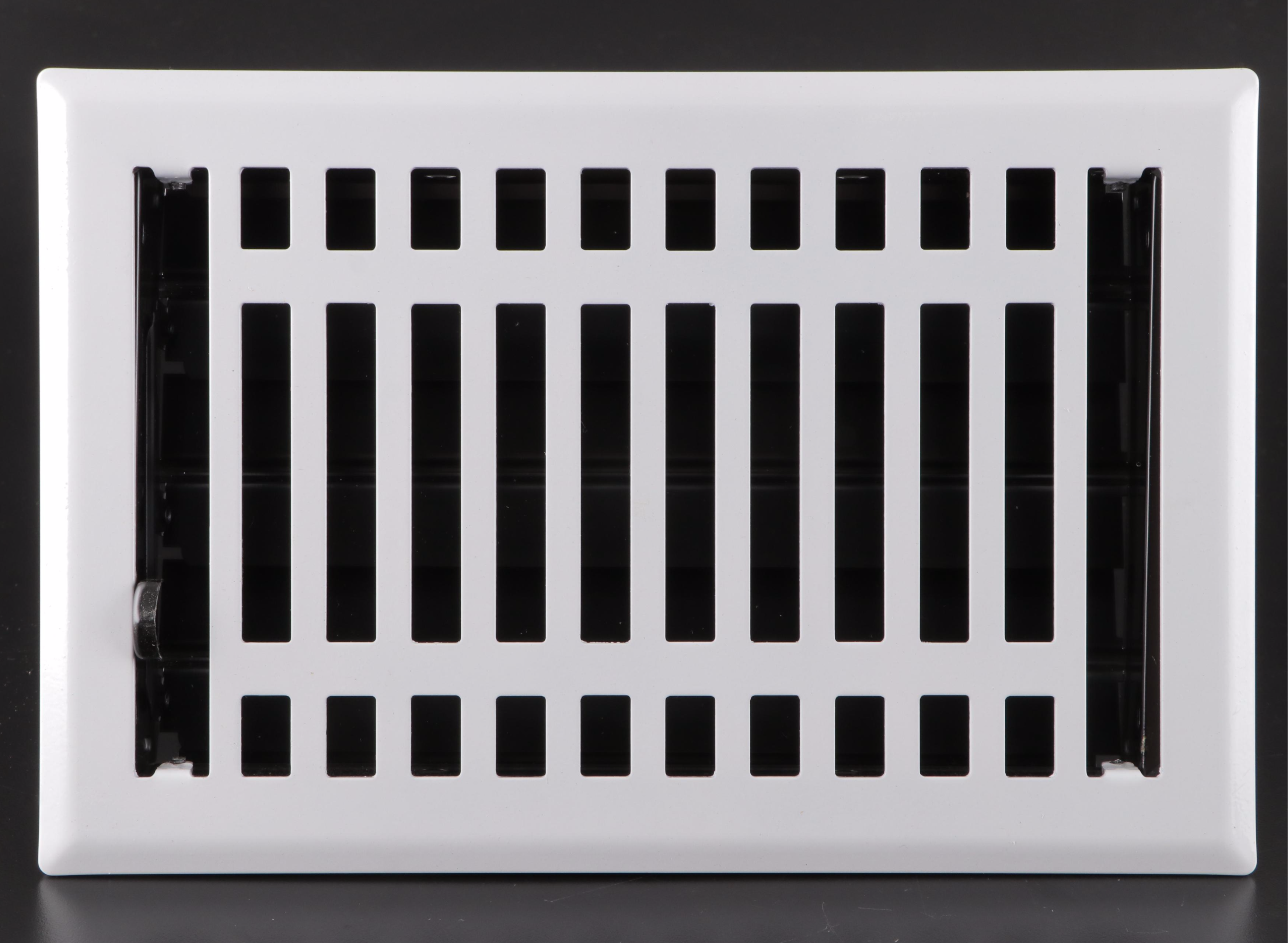 White Finish Steel Wall and Floor Air Registers | EBTH