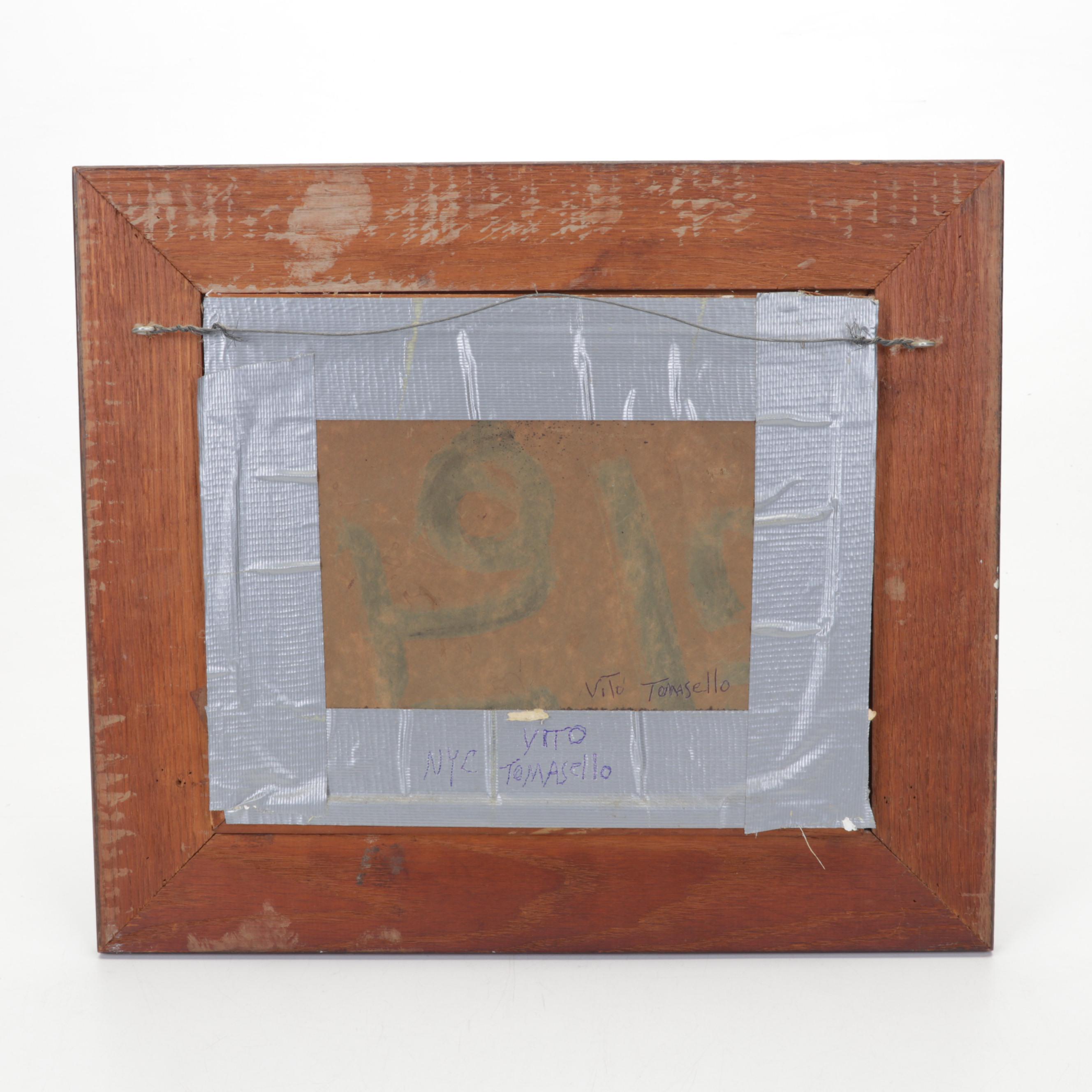 Vito Tomasello Still Life Oil Painting of Onions, 1960 | EBTH