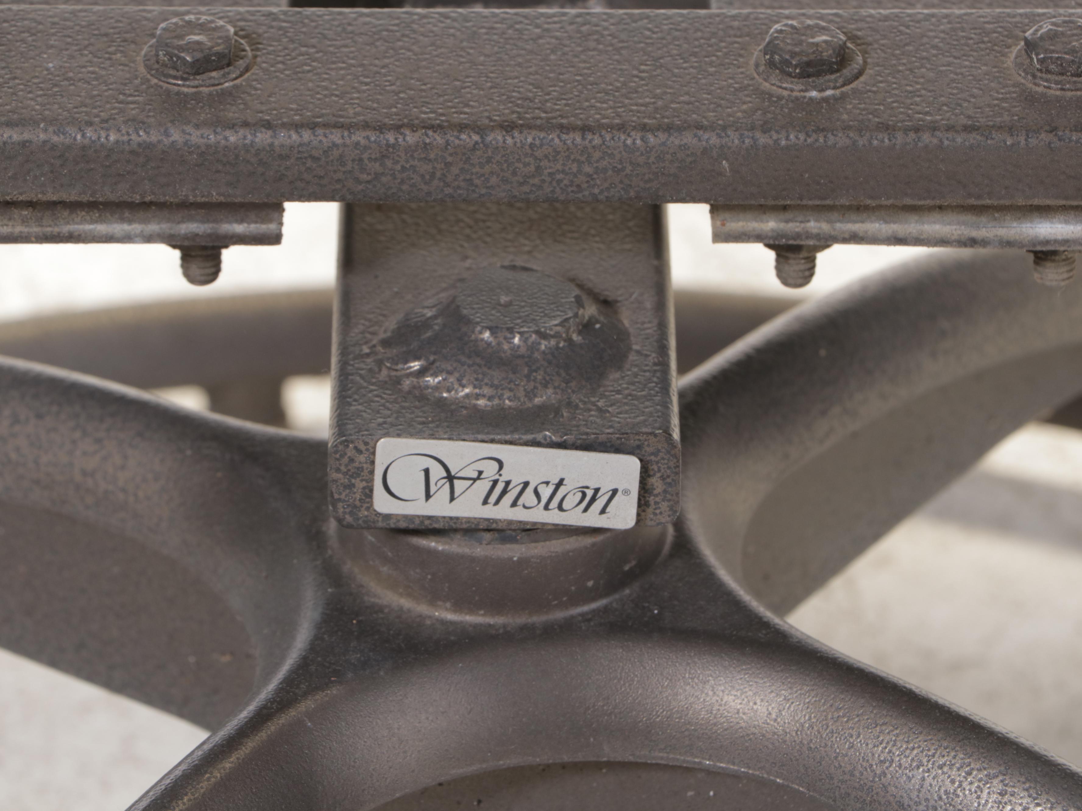 Four Winston Powder-Coated Aluminum Patio Swivel-Rockers | EBTH