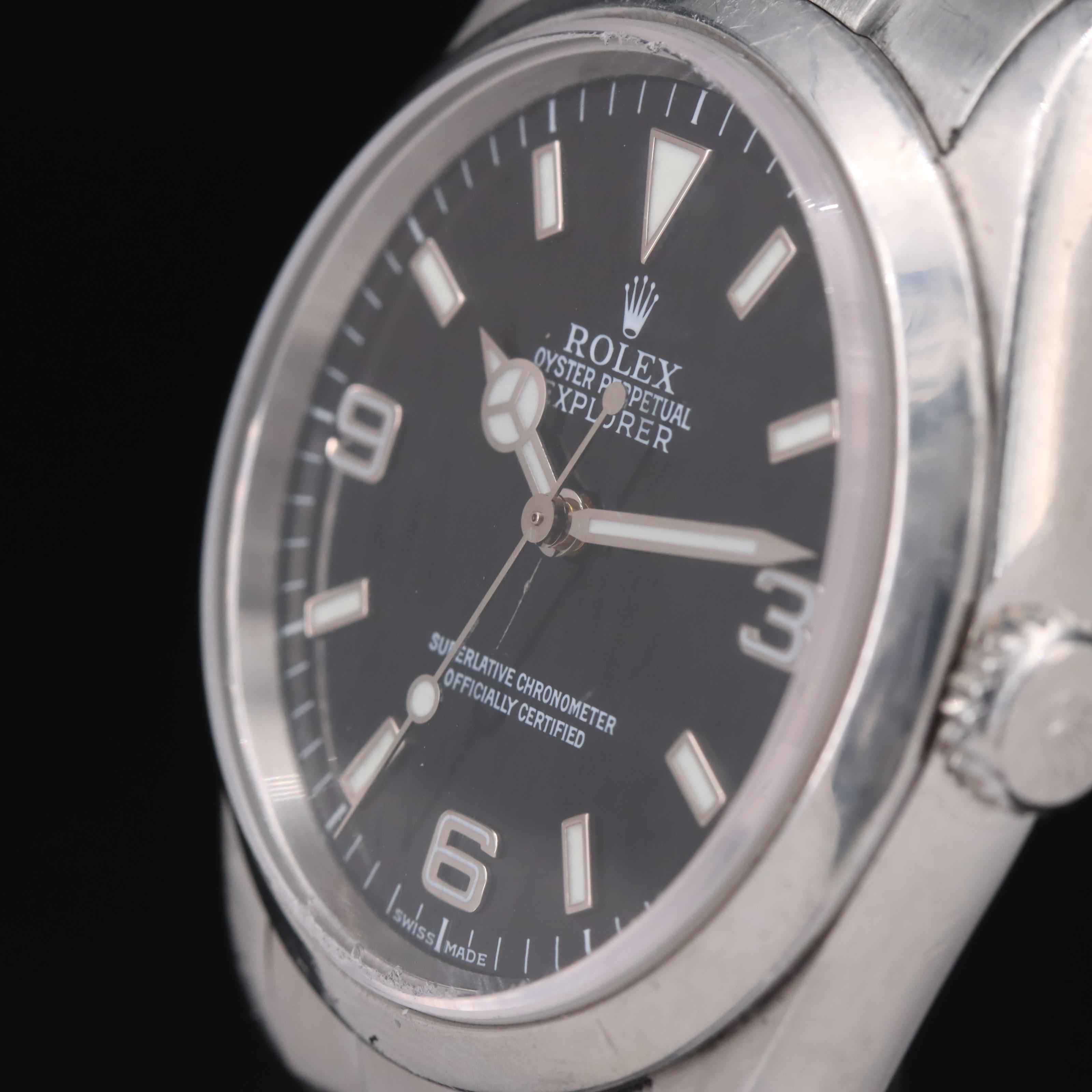 2002 - 2004 Rolex Oyster Perpetual Explorer Wristwatch | EBTH