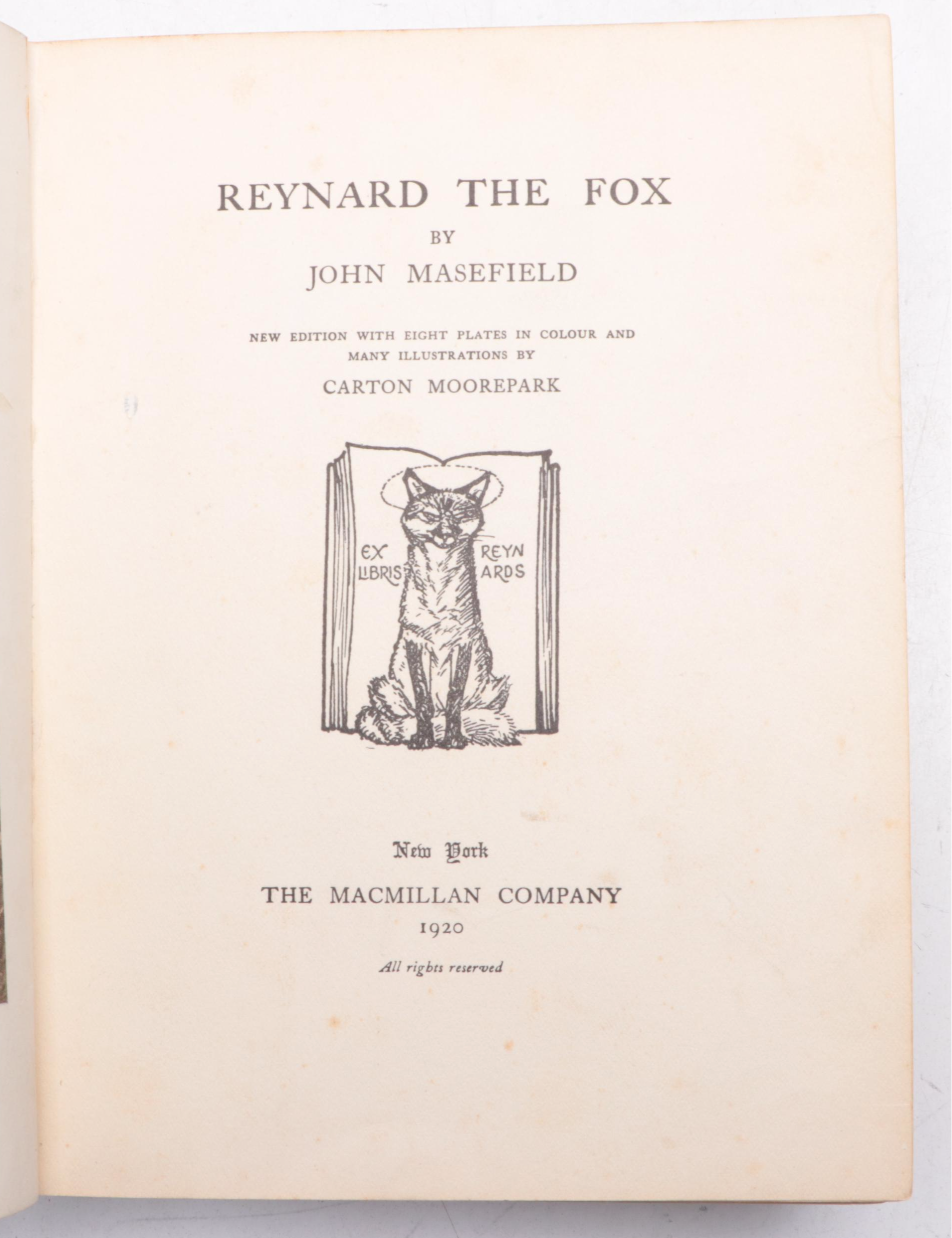 Carton Moorepark Illustrated "Reynard the Fox" by John Masefield and ...