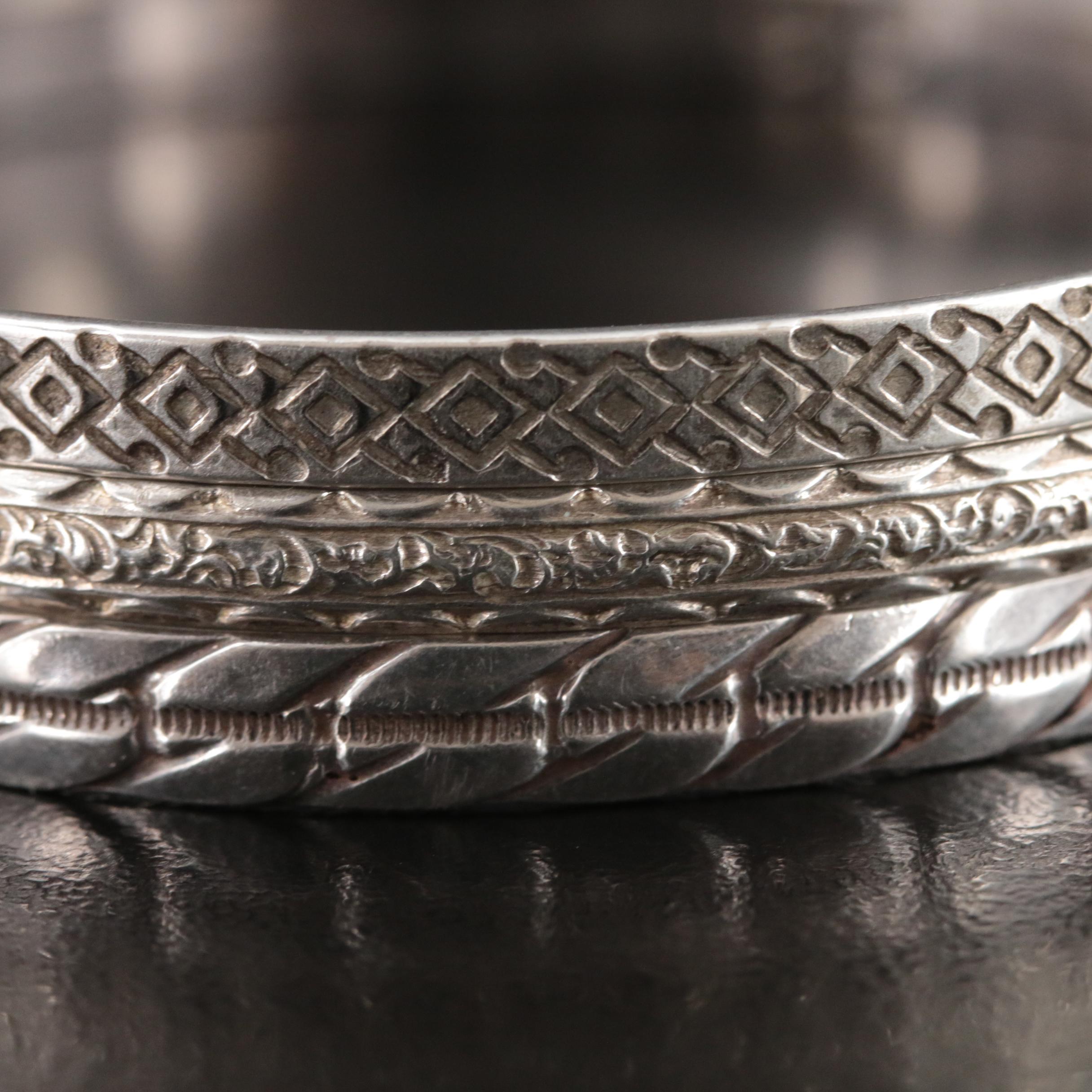 Danecraft and Stuart Nye Featured in Vintage Sterling Bangles | EBTH