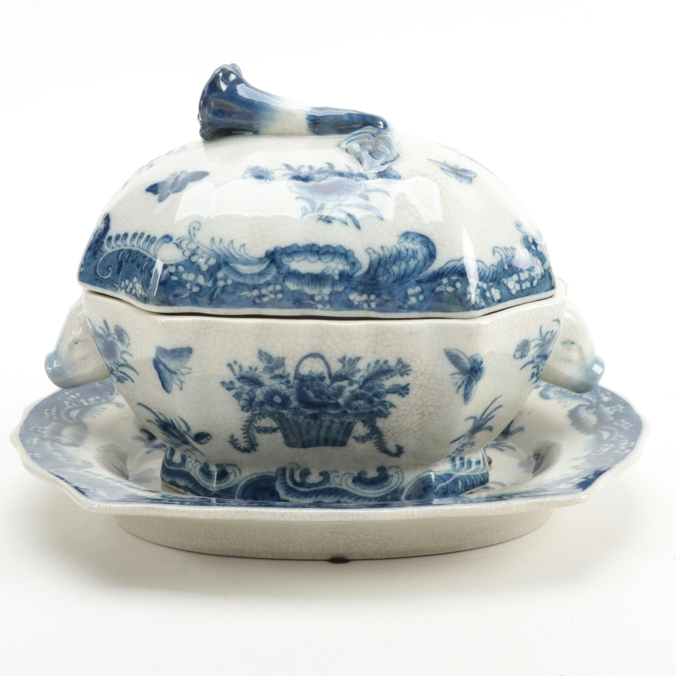 Victoria Ware and Other Chinese Earthenware English Style Transferware ...