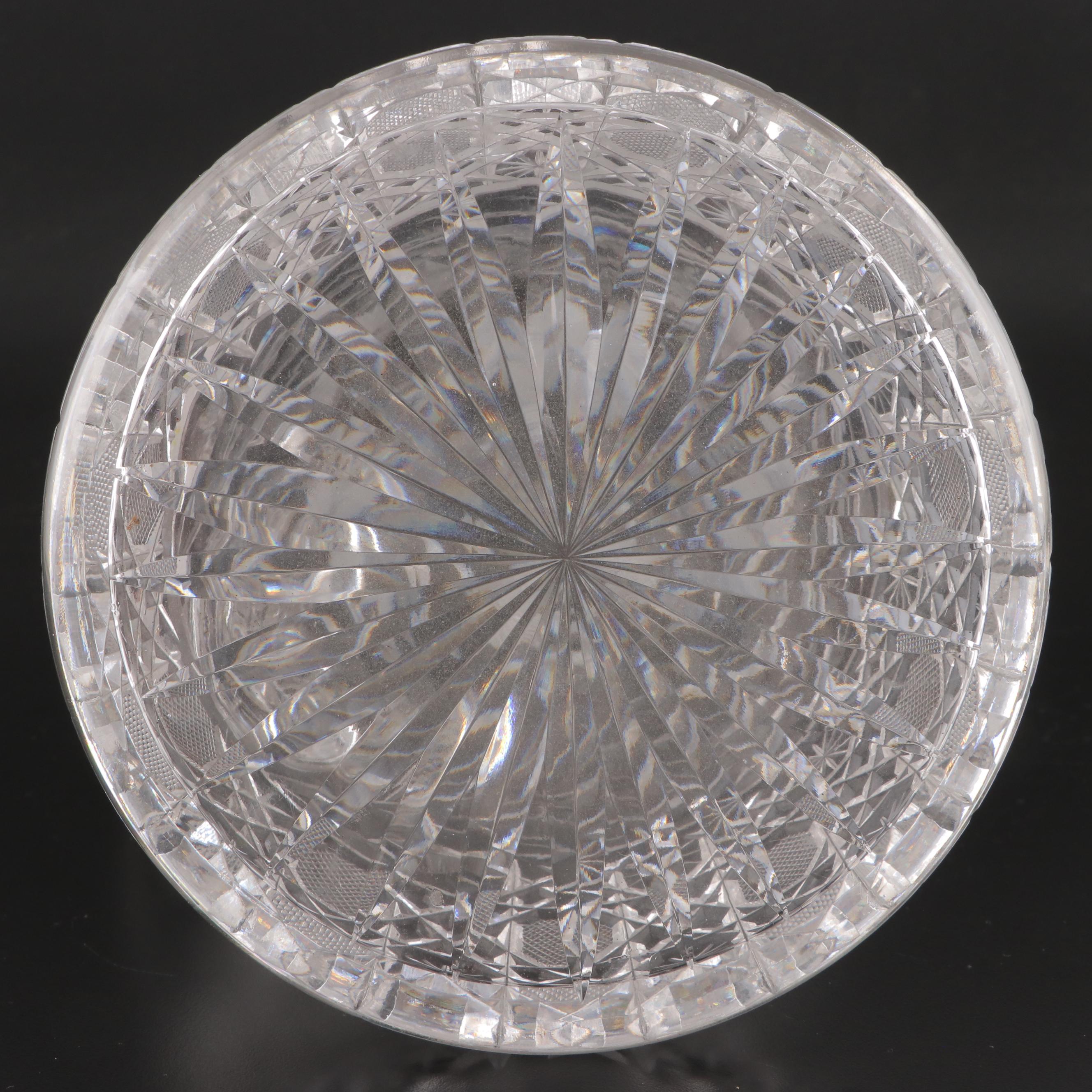 Wheel Cut Crystal Pitcher | EBTH