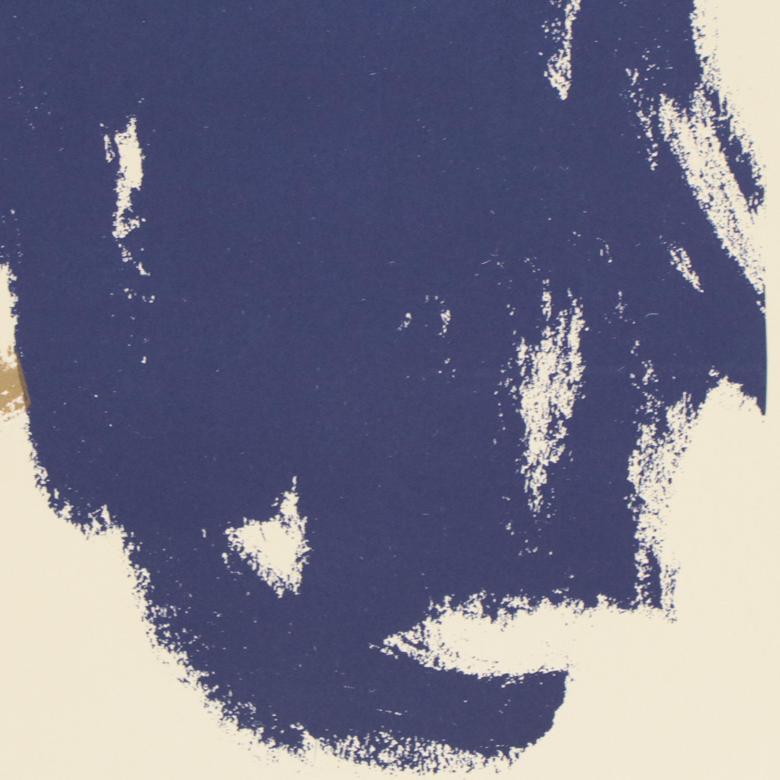 Grégoire Müller Color Lithograph of Faces "Untitled - Profile View" | EBTH