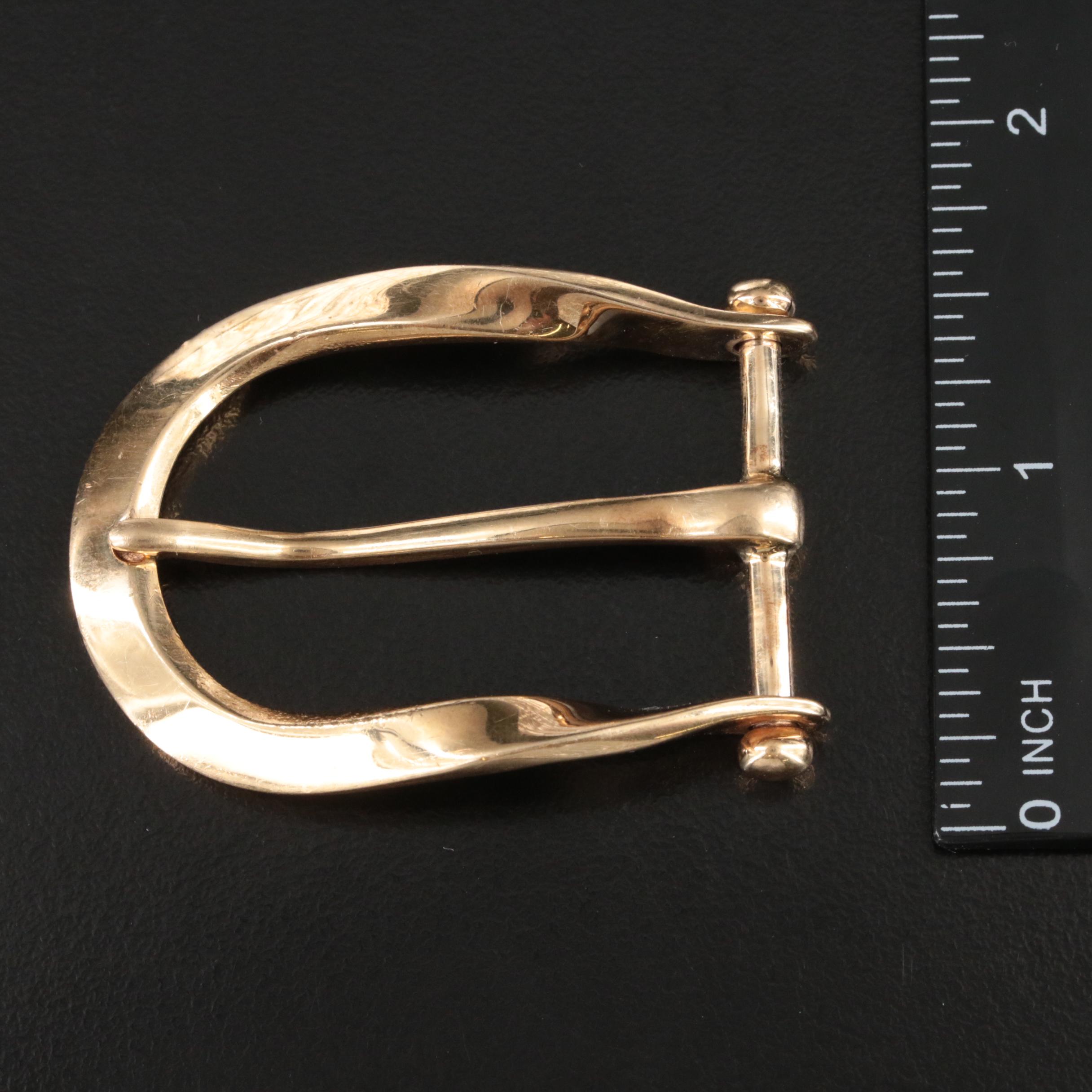 Mark Kielty 14K Gold Belt Buckle | EBTH