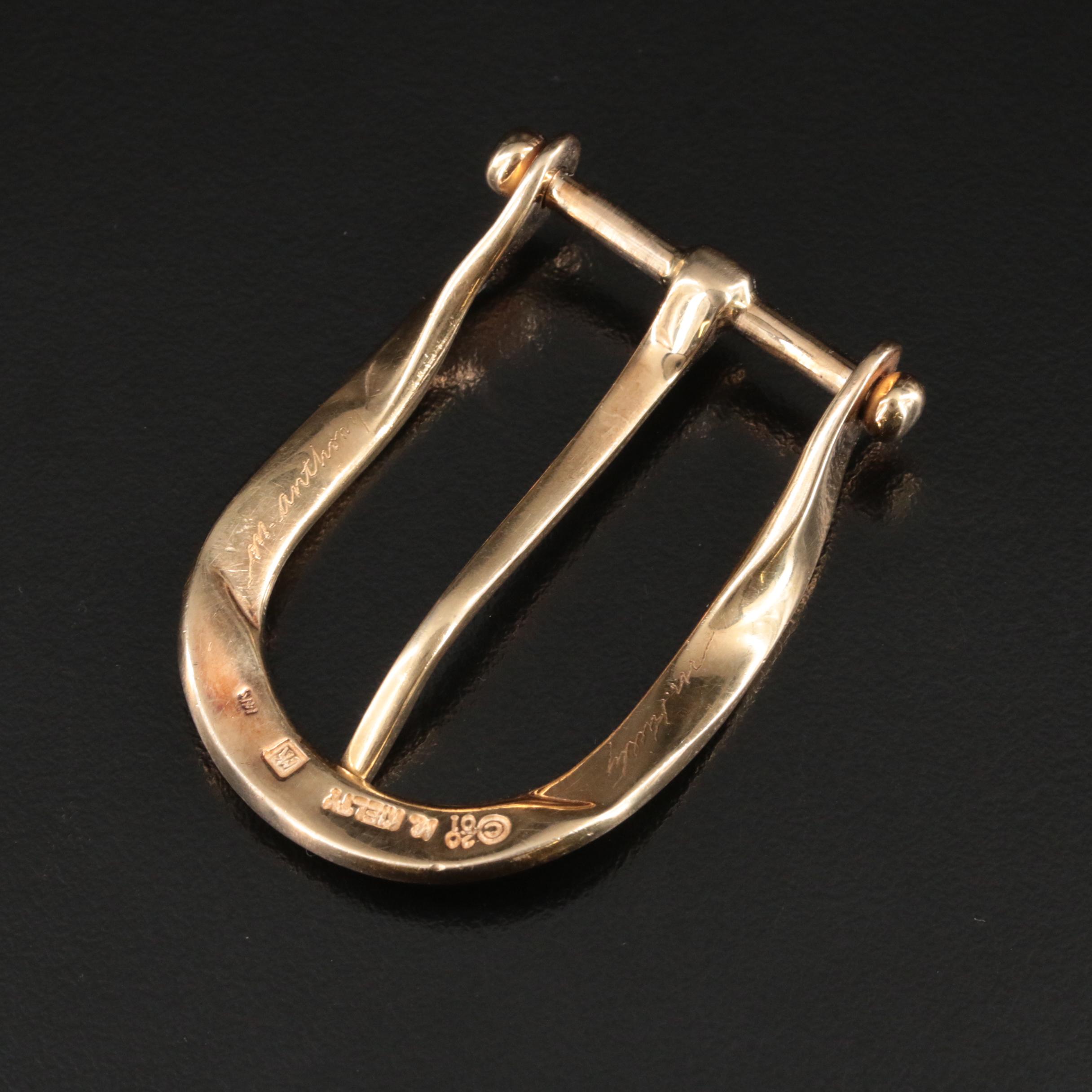 Mark Kielty 14K Gold Belt Buckle | EBTH