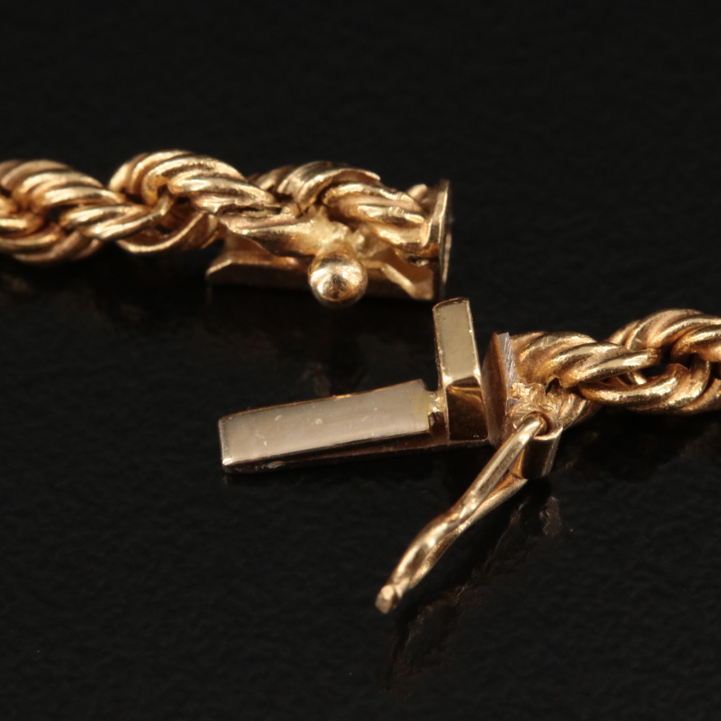 18K Rope Chain Necklace | EBTH