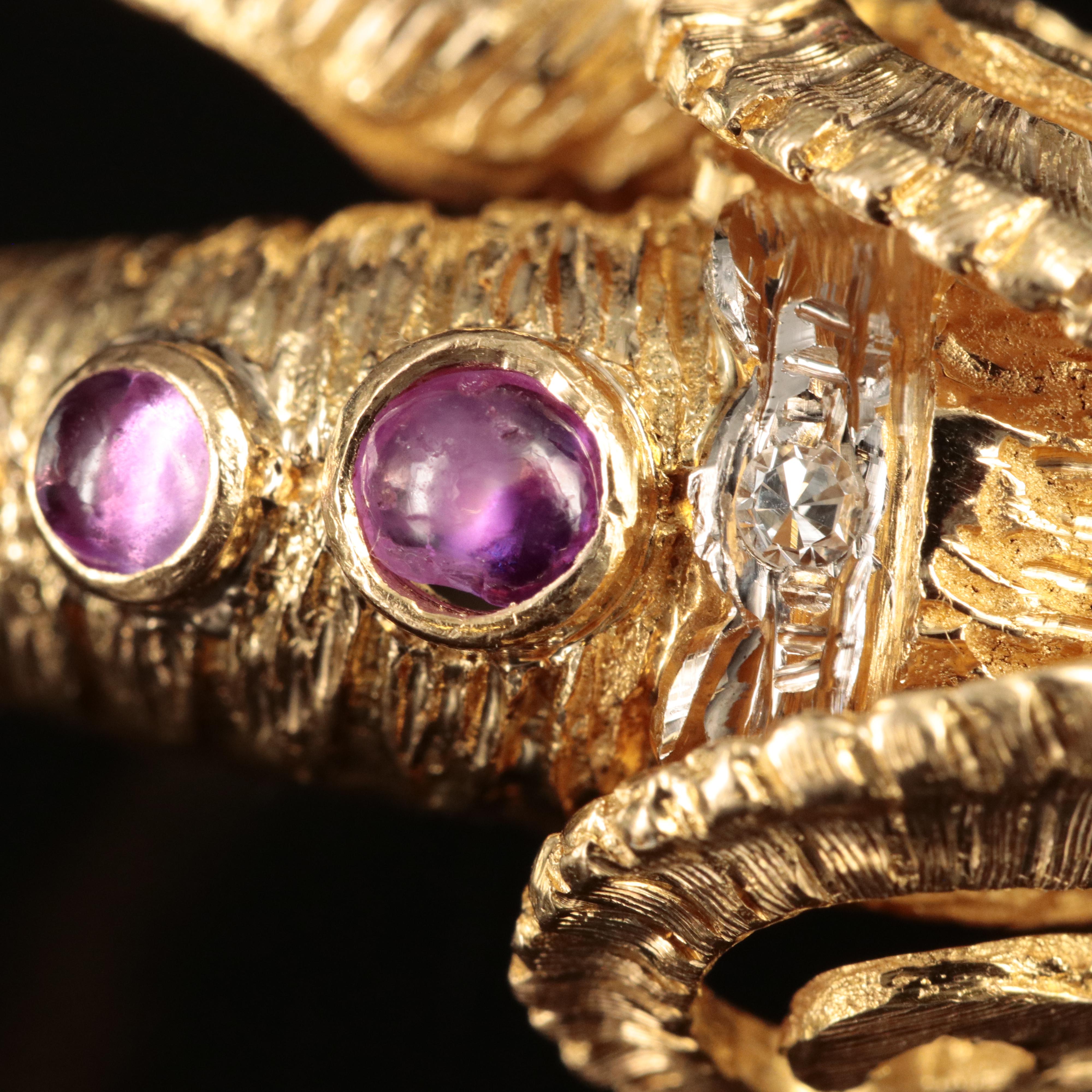 18K Ruby and Diamond Ram Ring | EBTH