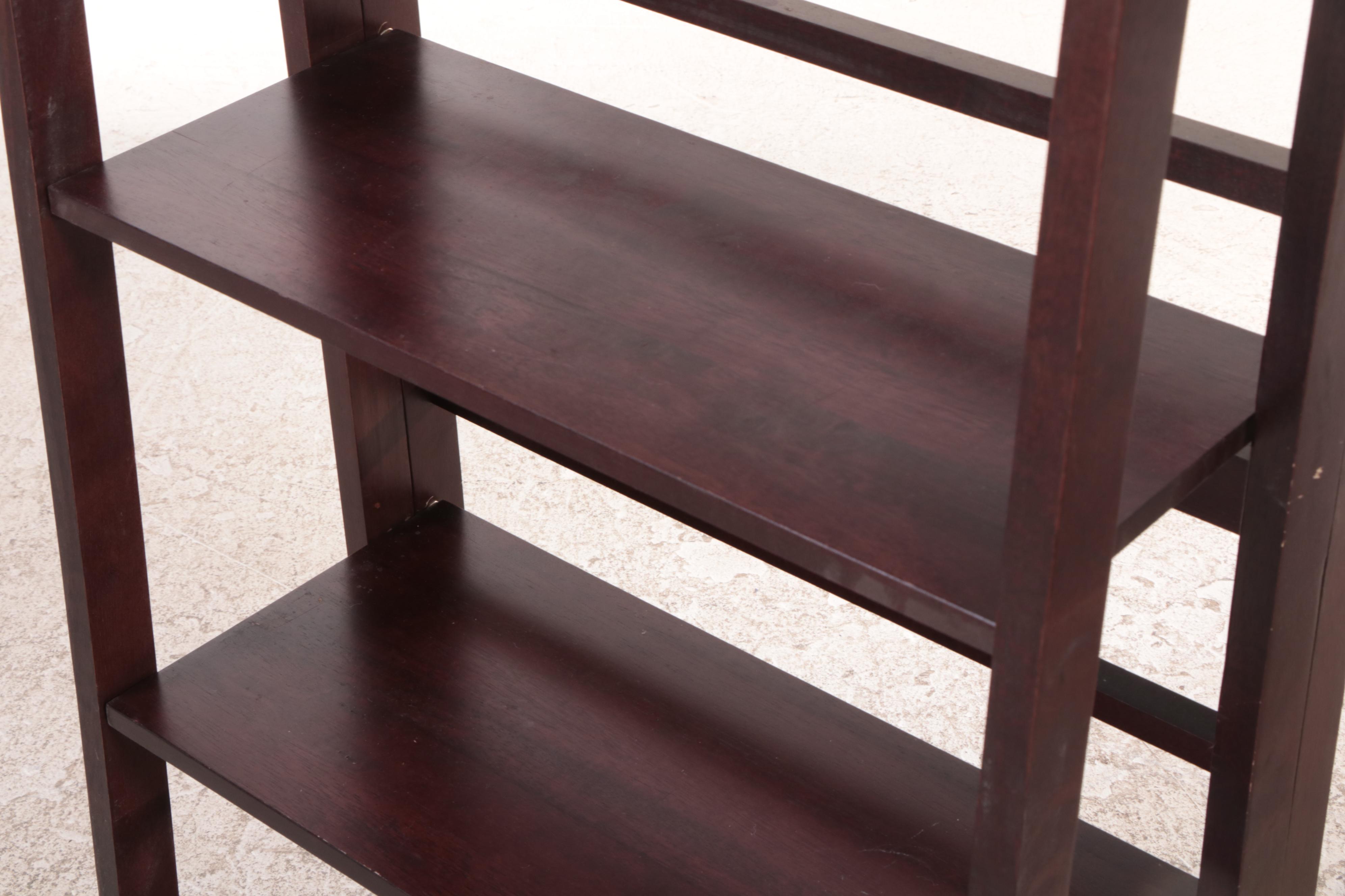 Three Wooden Collapsible Étagère Bookcases | EBTH