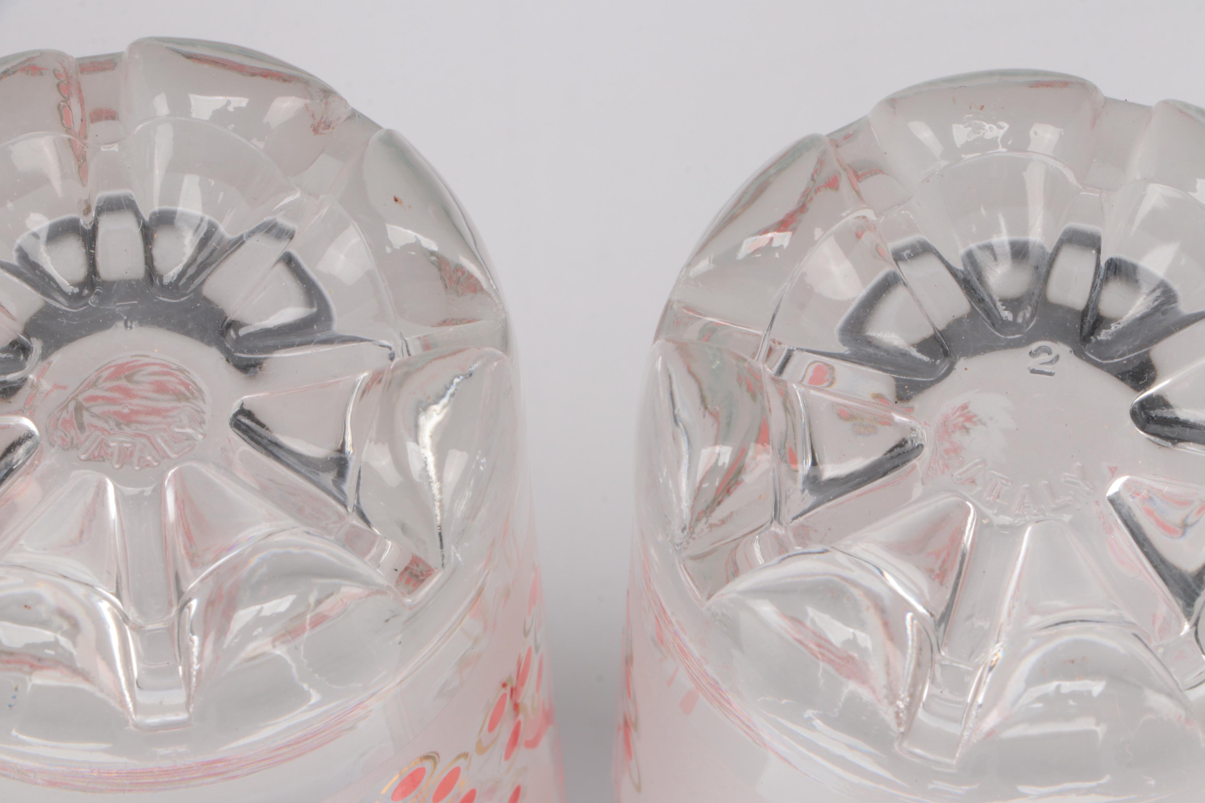 Mid Century Modern Pink Diamond Lemonade Set with Other Tumblers | EBTH