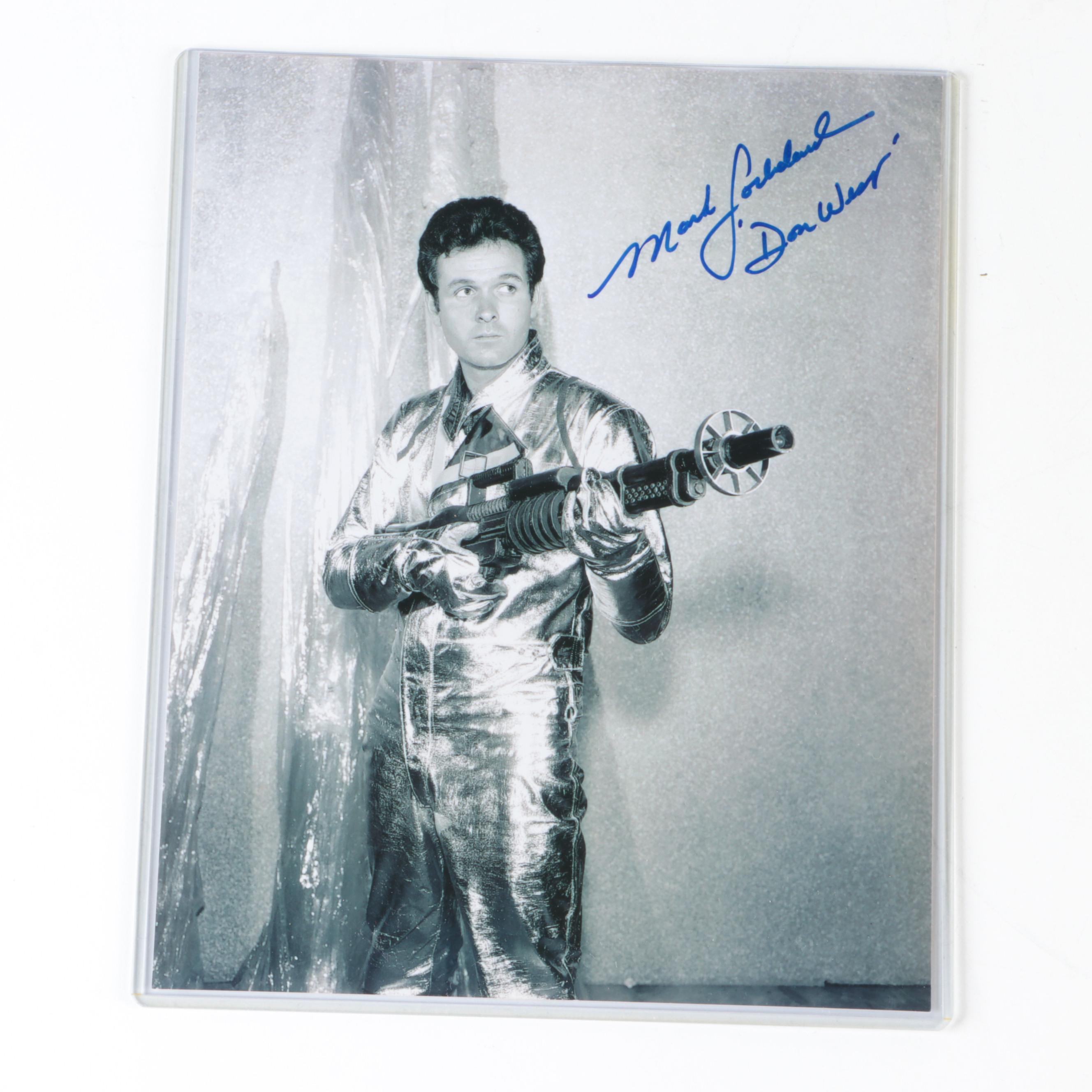 Mark Goddard Signed "Lost in Space" Giclées with "Robot", Other Photos ...