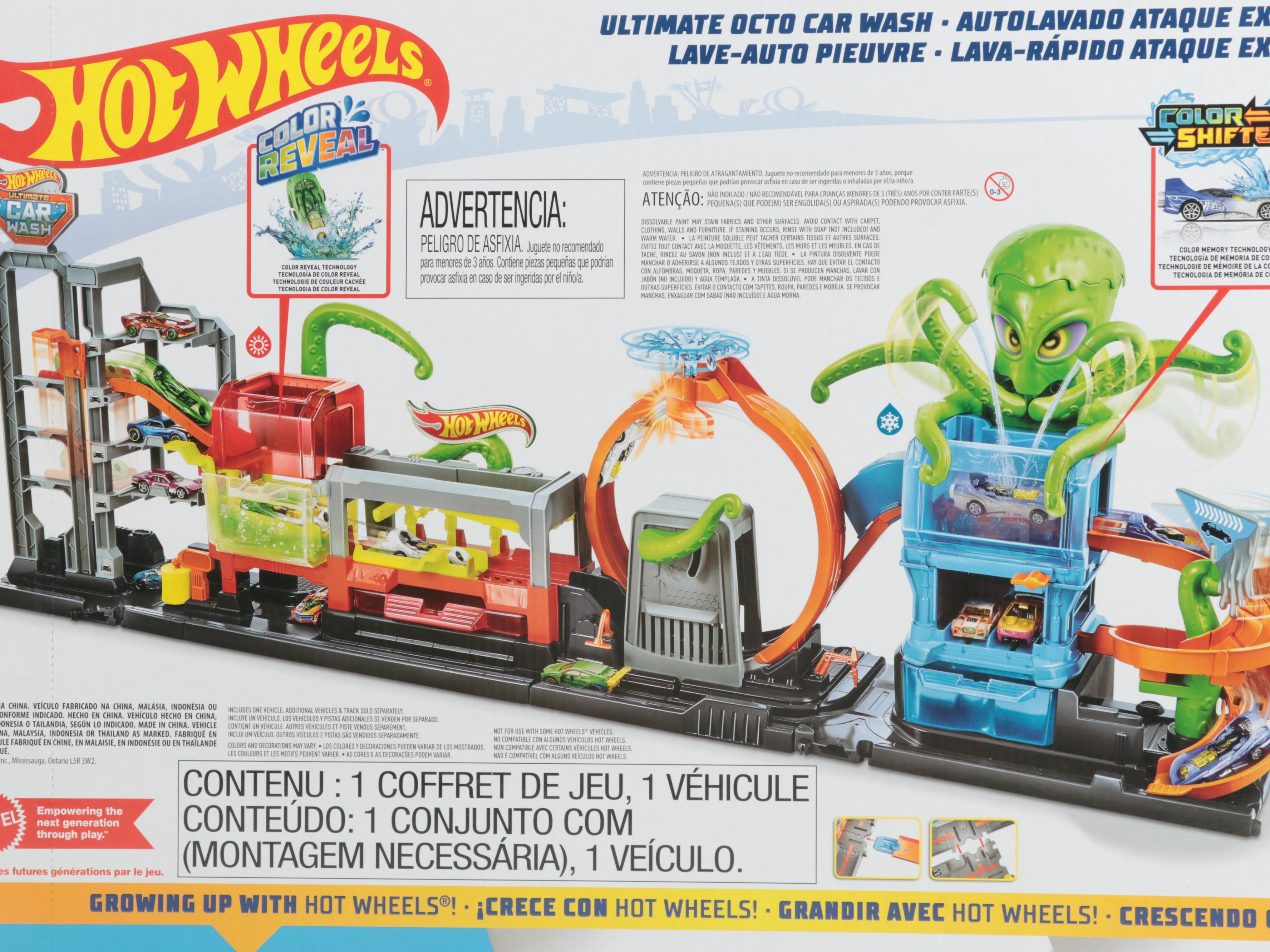 Mattel Hot Wheels City Ultimate Octo Car Wash Playset | EBTH