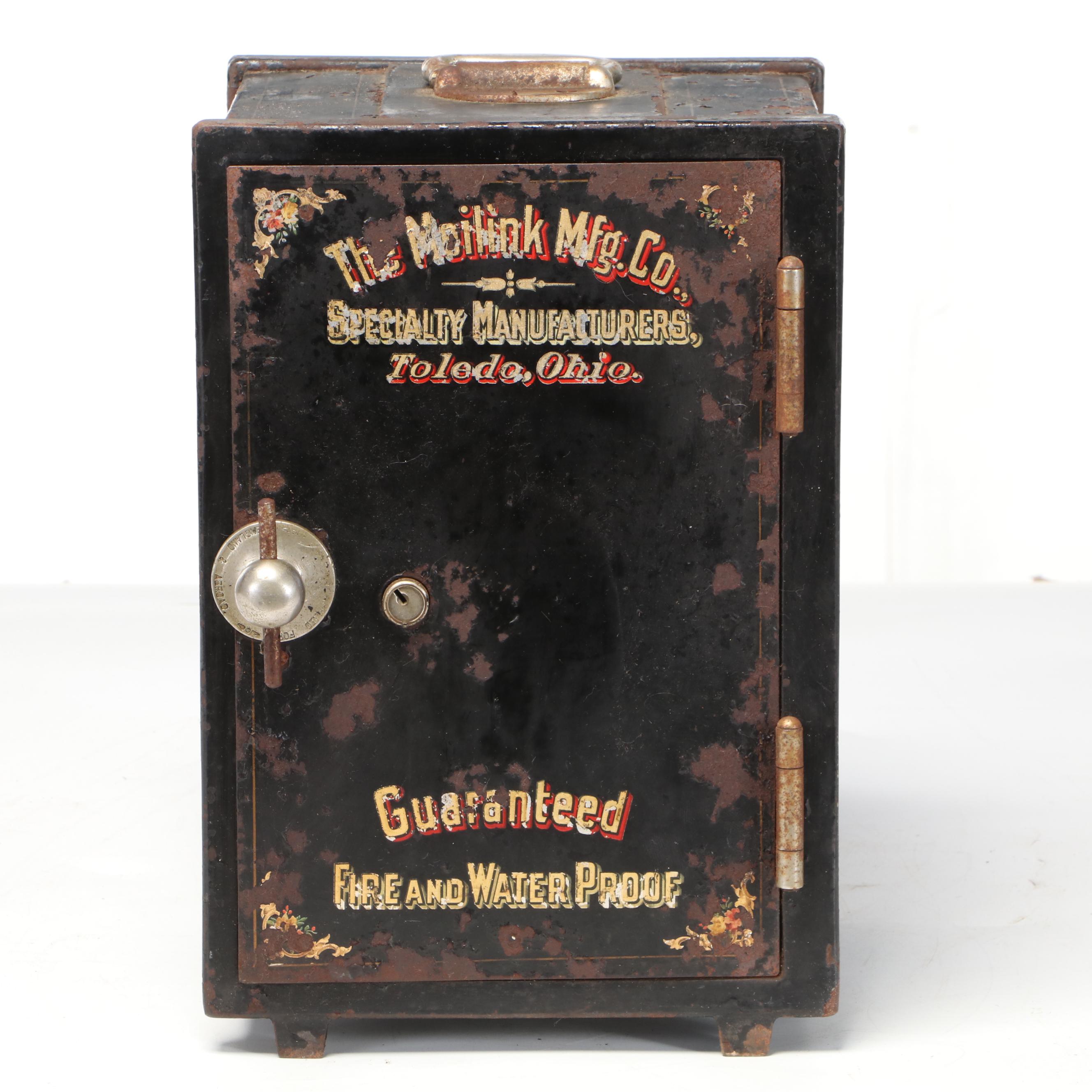 Meilink Mfg. Table Top Safe, Early 20th Century | EBTH