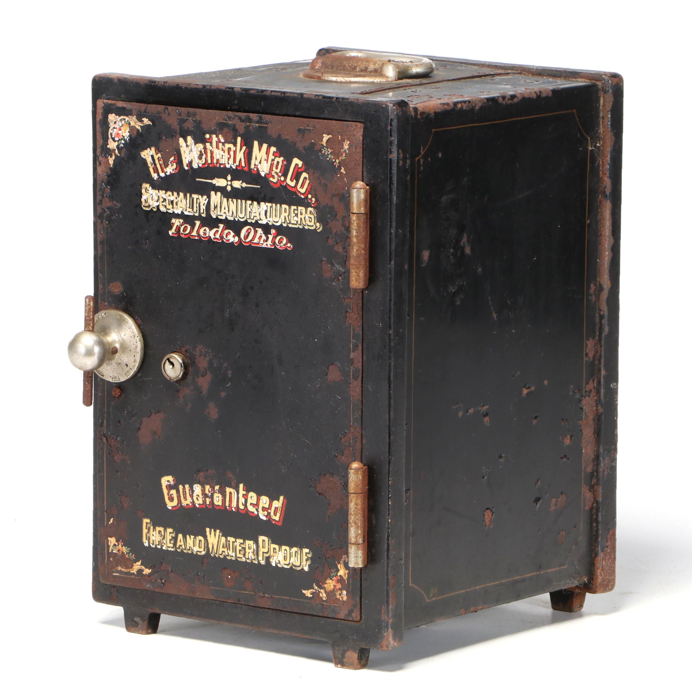 Meilink Mfg. Table Top Safe, Early 20th Century | EBTH