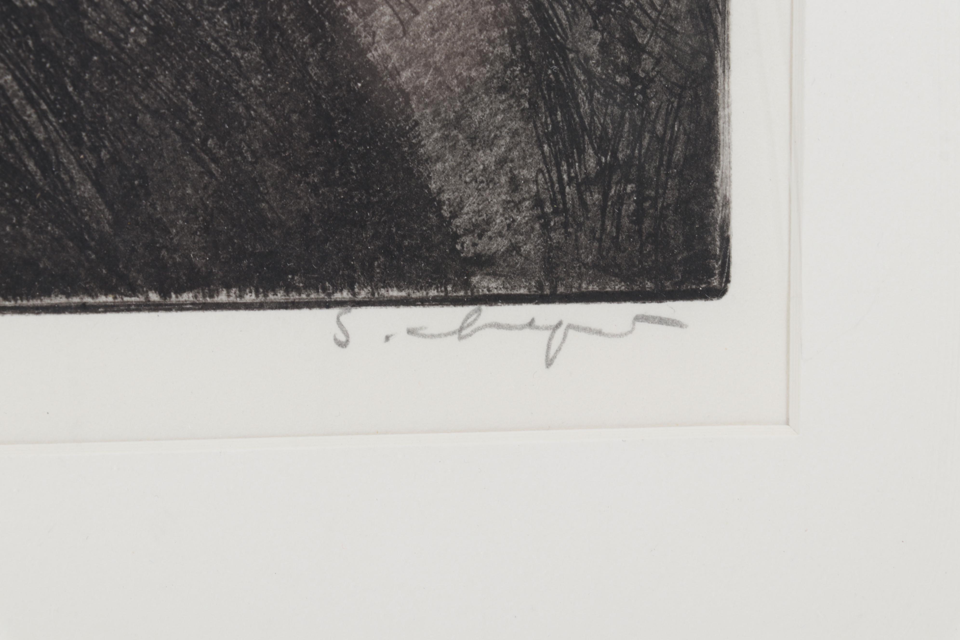 Sidney Chafetz Etching With Aquatint "Souvenir 1960 - 1968," 1968 | EBTH