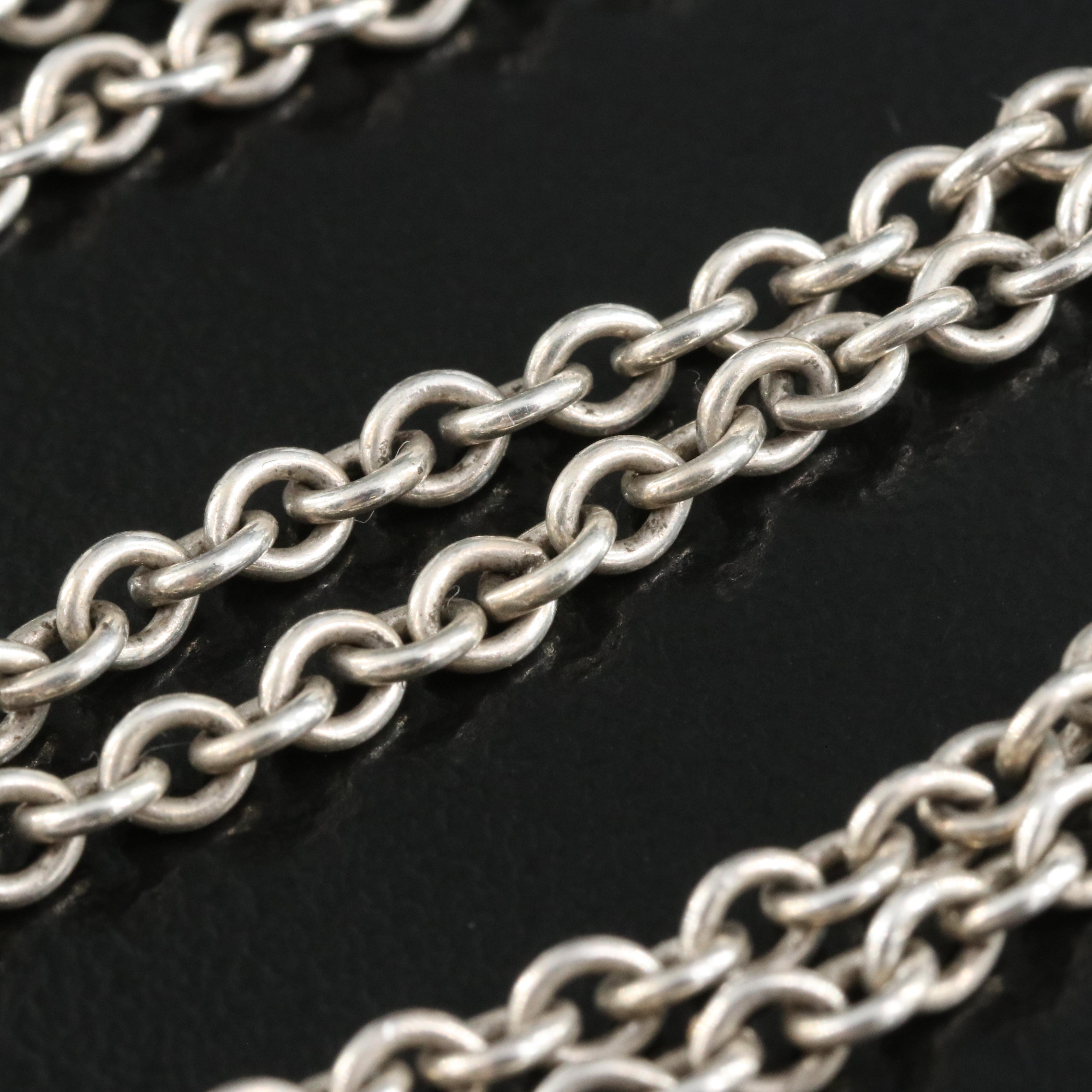 Tiffany & Co. Sterling Silver Cable Chain Necklace | EBTH
