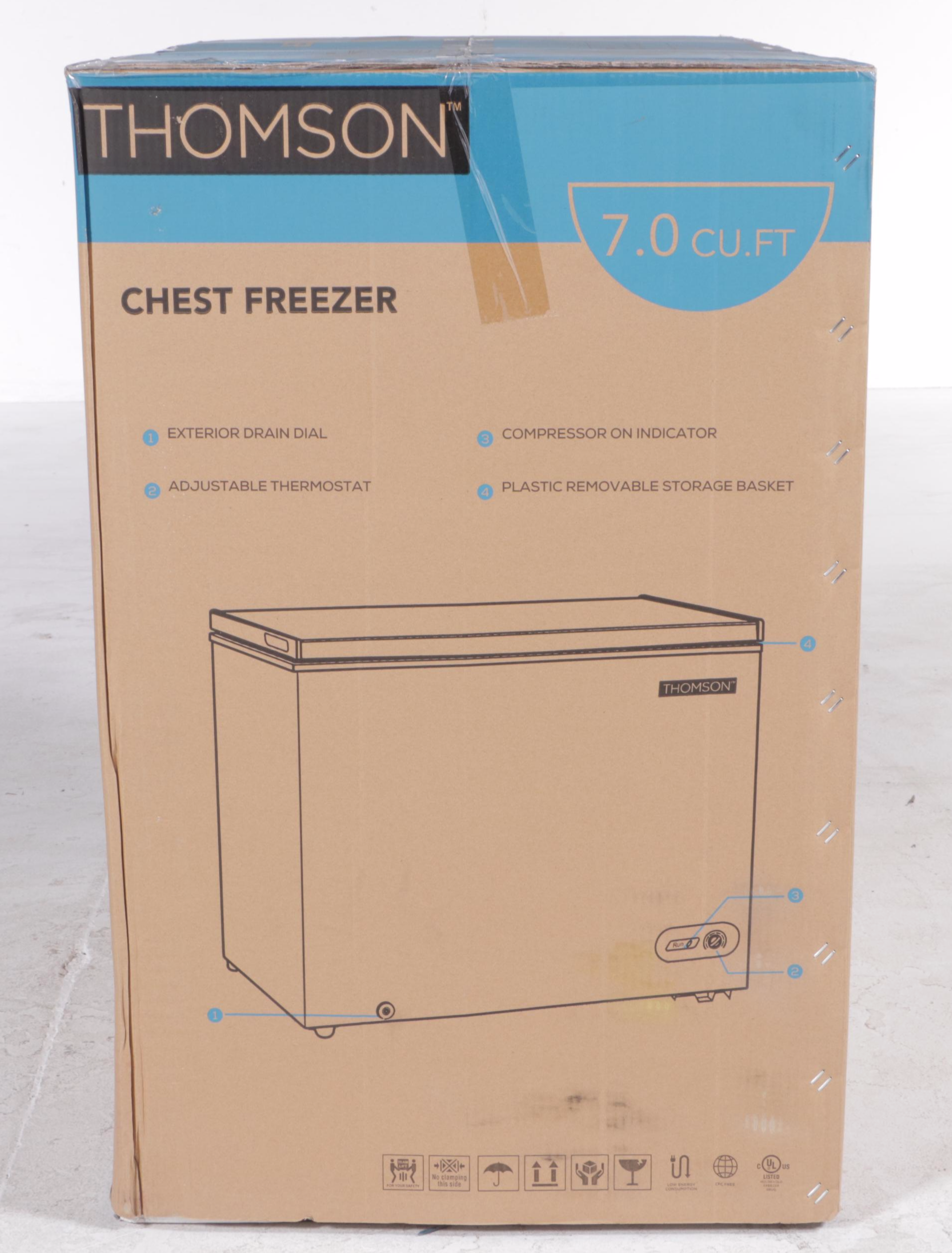 Thomson 7.0 Cu. Ft. White Chest Freezer | EBTH