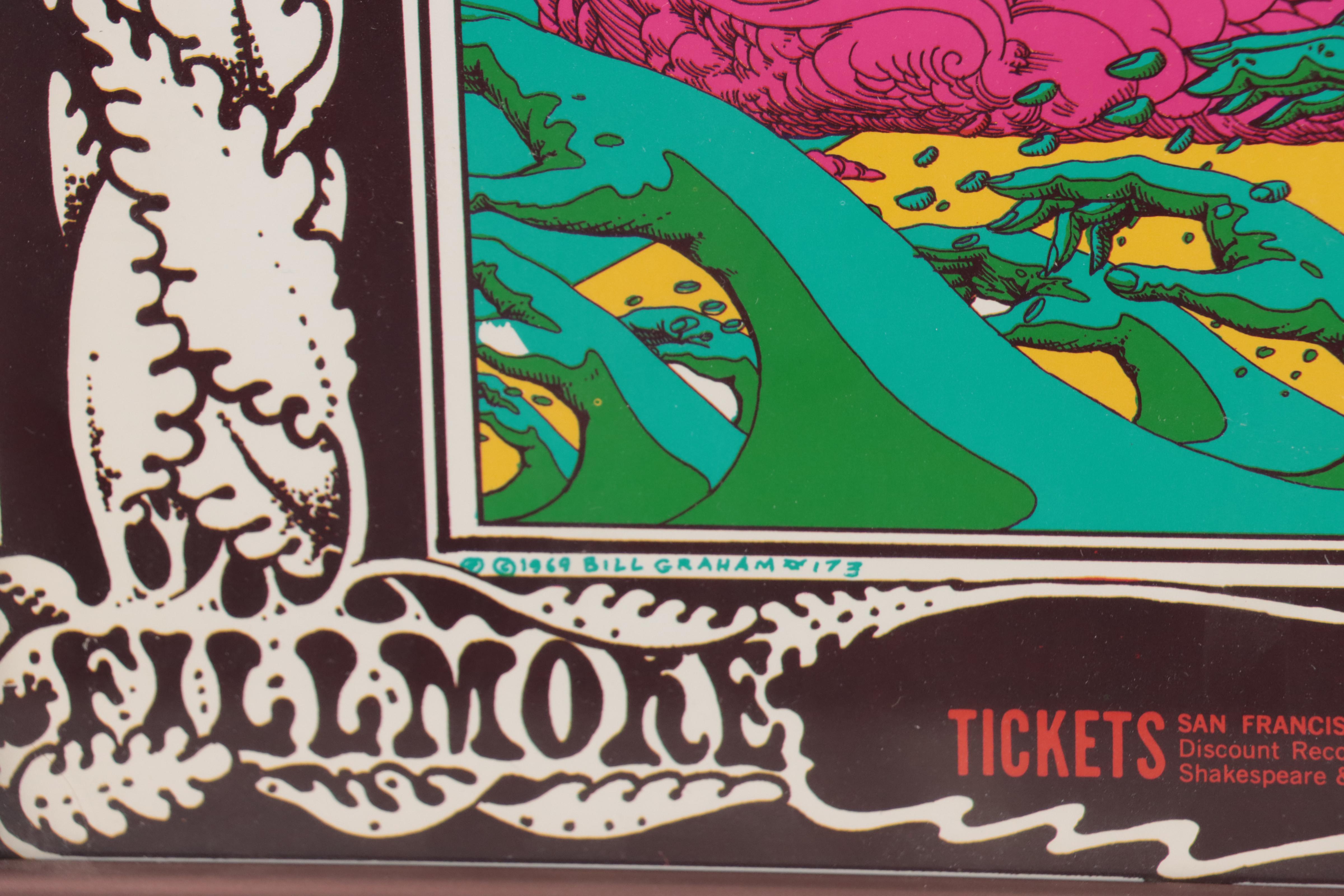 Santana/Youngbloods Color Lithograph Concert Poster After Lee Conklin ...