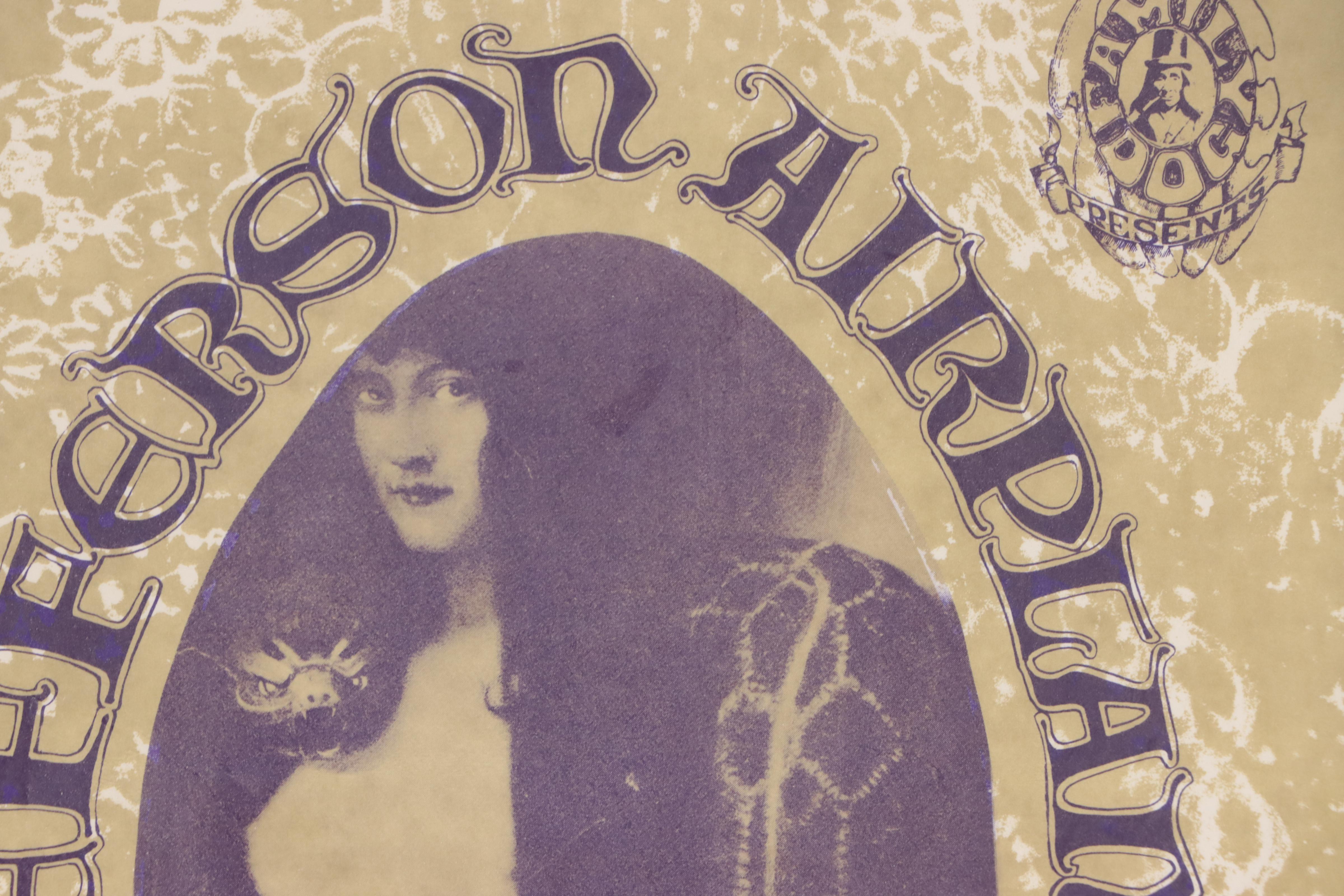 Jefferson Airplane Color Lithograph Concert Poster, 1966 | EBTH