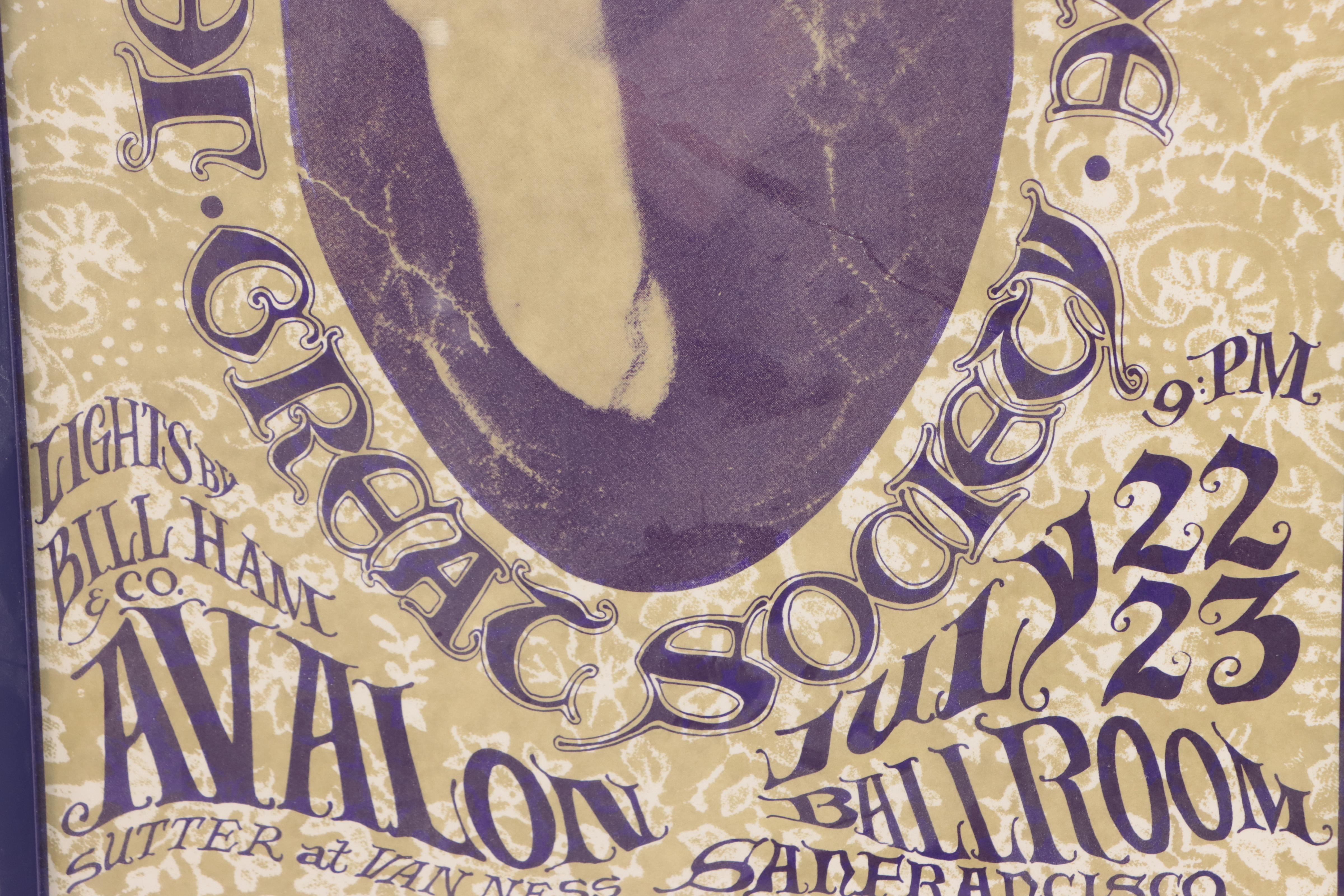 Jefferson Airplane Color Lithograph Concert Poster, 1966 | EBTH
