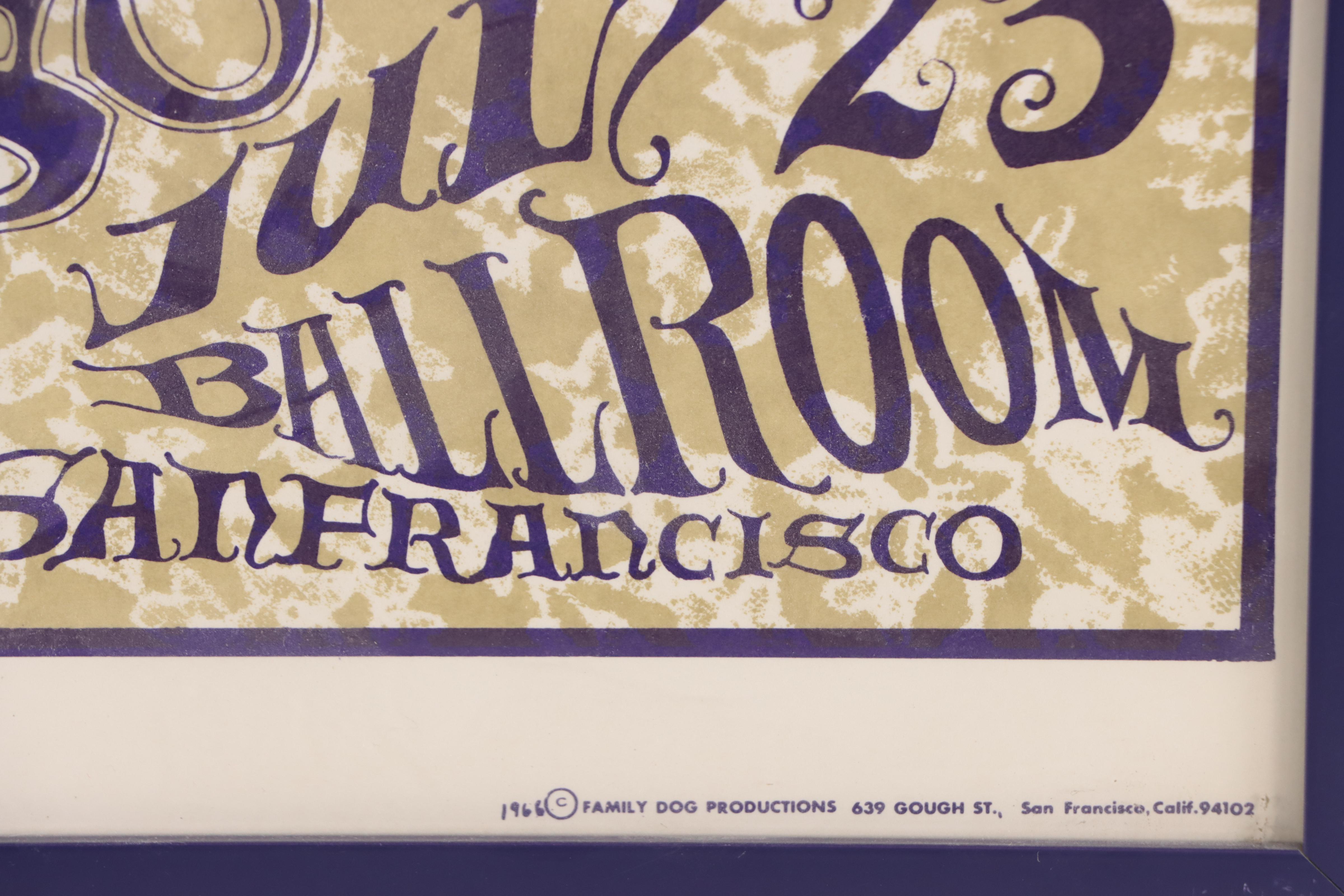 Jefferson Airplane Color Lithograph Concert Poster, 1966 | EBTH