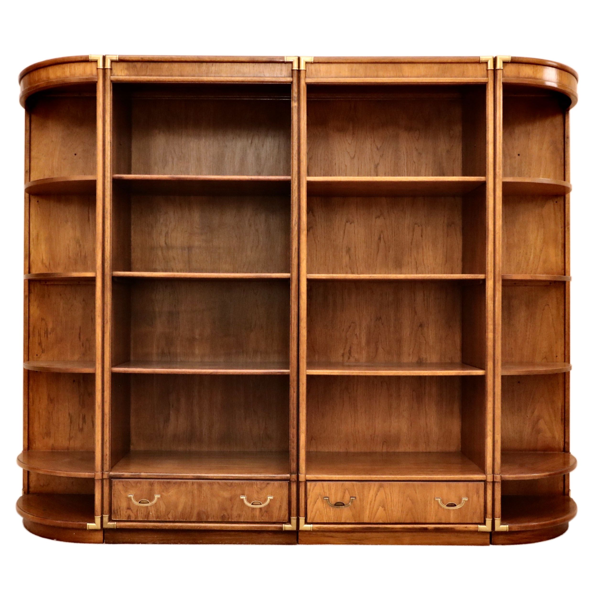 Drexel Heritage "Accolade Collection" Campaign Style Pecan Four-Piece ...