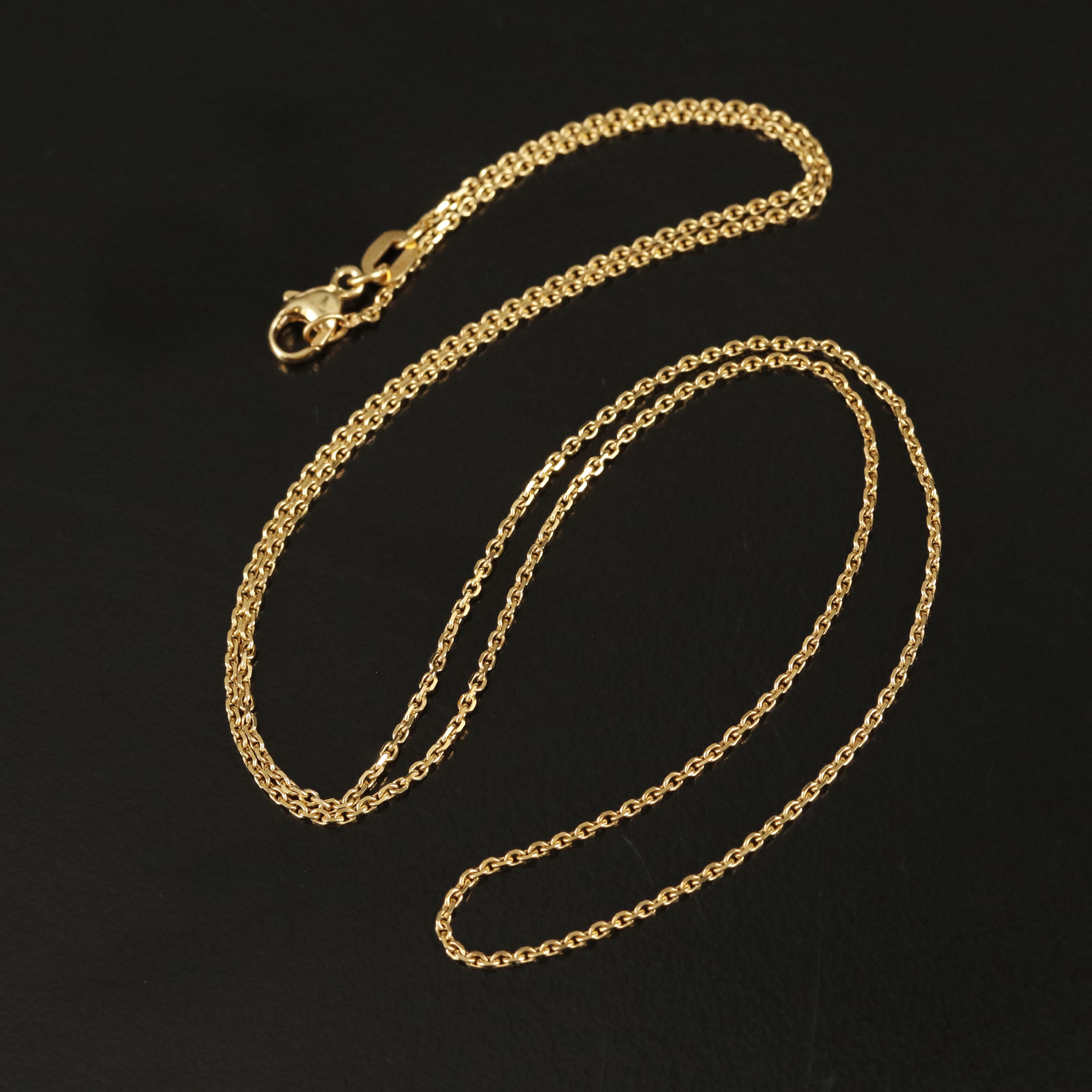 14K Diamond Cut Cable Chain | EBTH