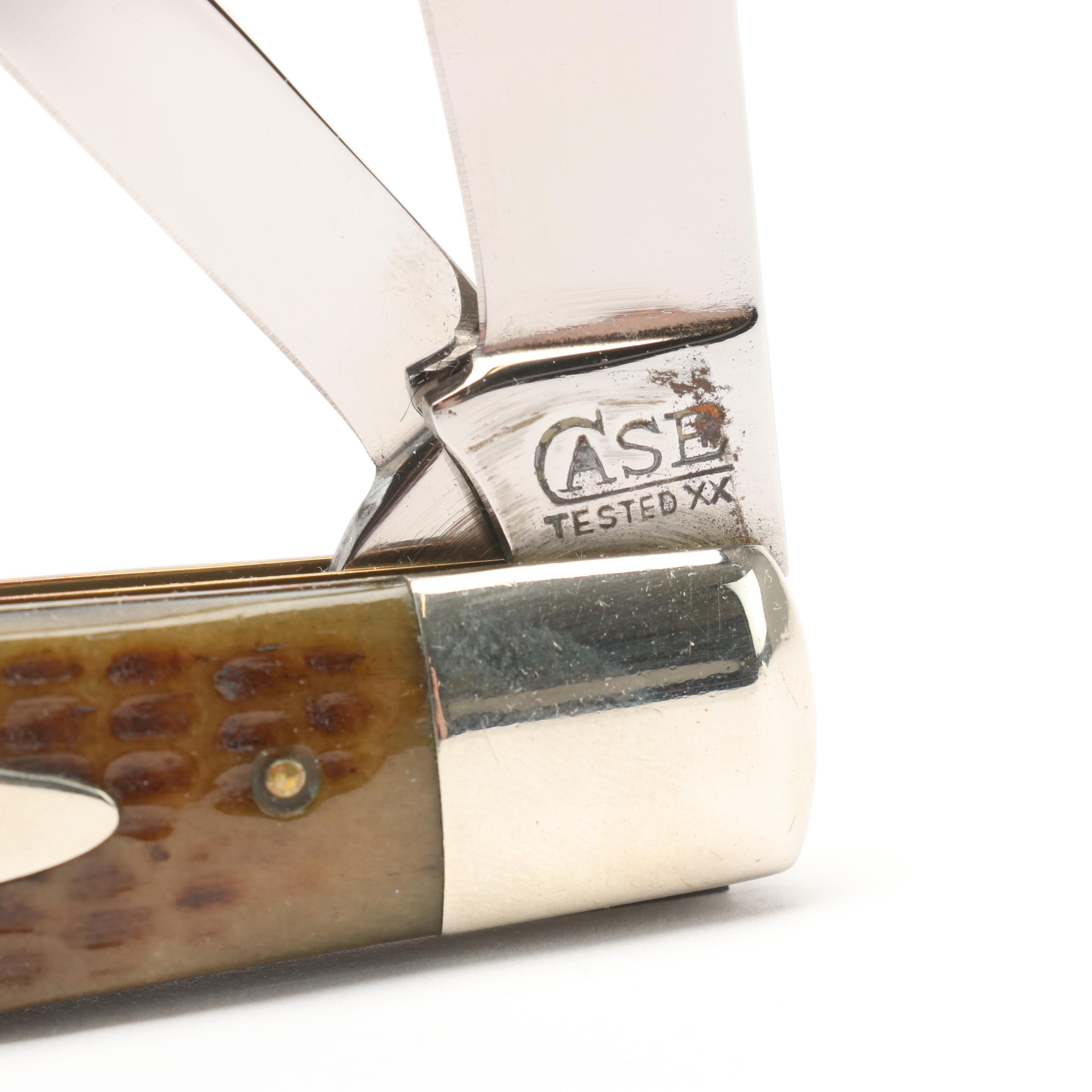 1920-1940 Case Tested #1 Green Bone Knife | EBTH