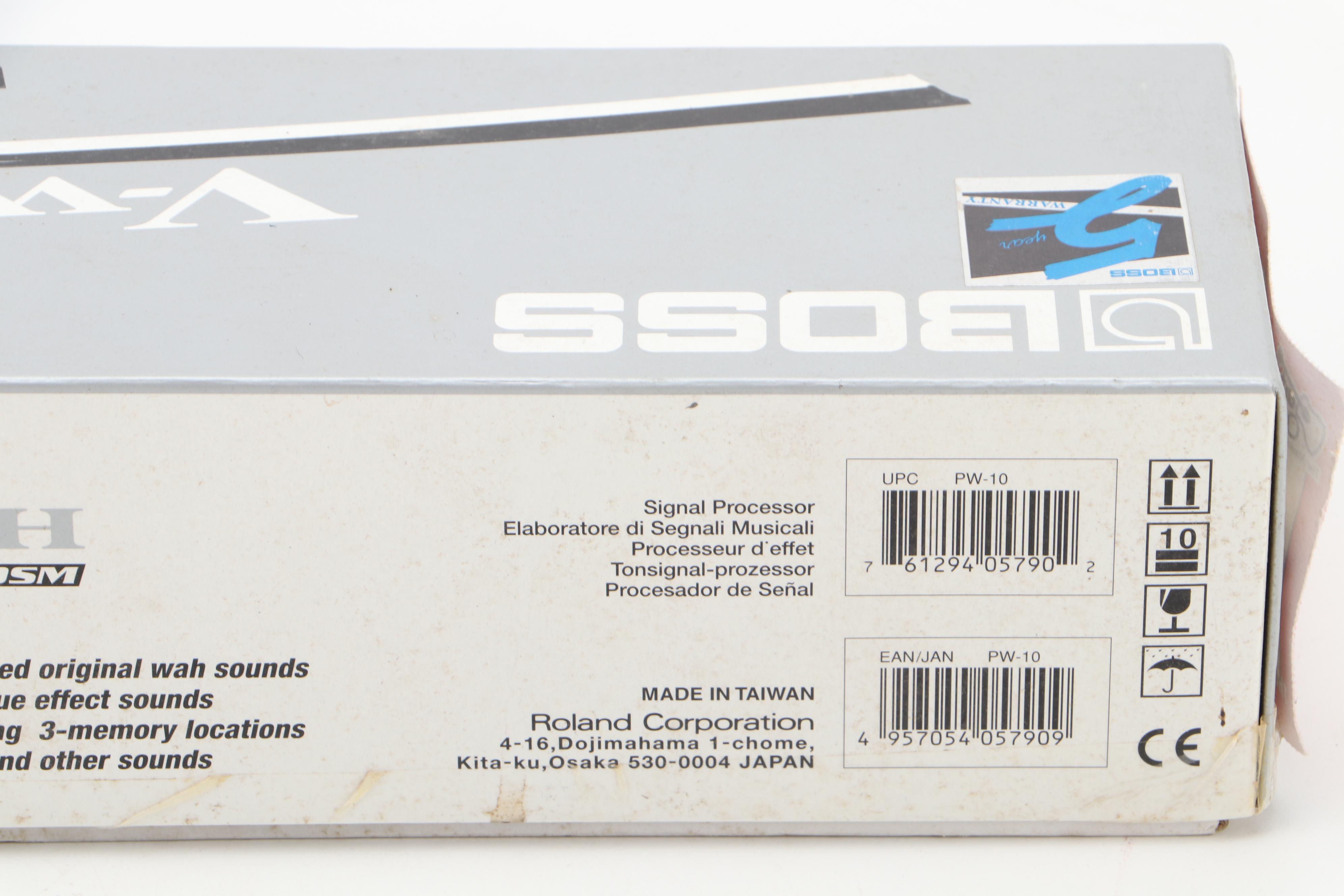 Boss V-Wah Pedal With Ibanez Bi-Mode Chorus Pedal and Qwik Tune Tuner ...