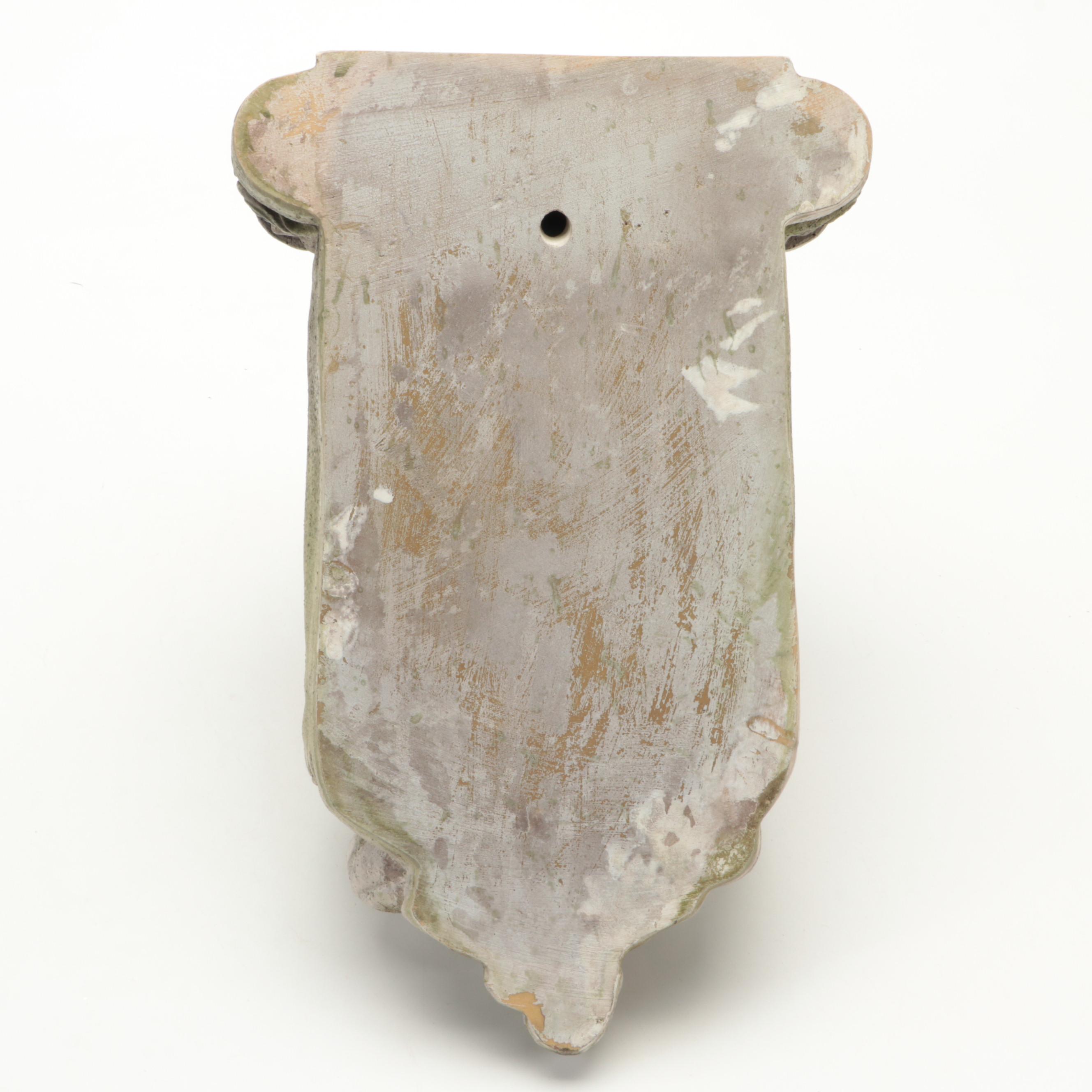 Neoclassical Style Cast Plaster Lion Head Corbel | EBTH