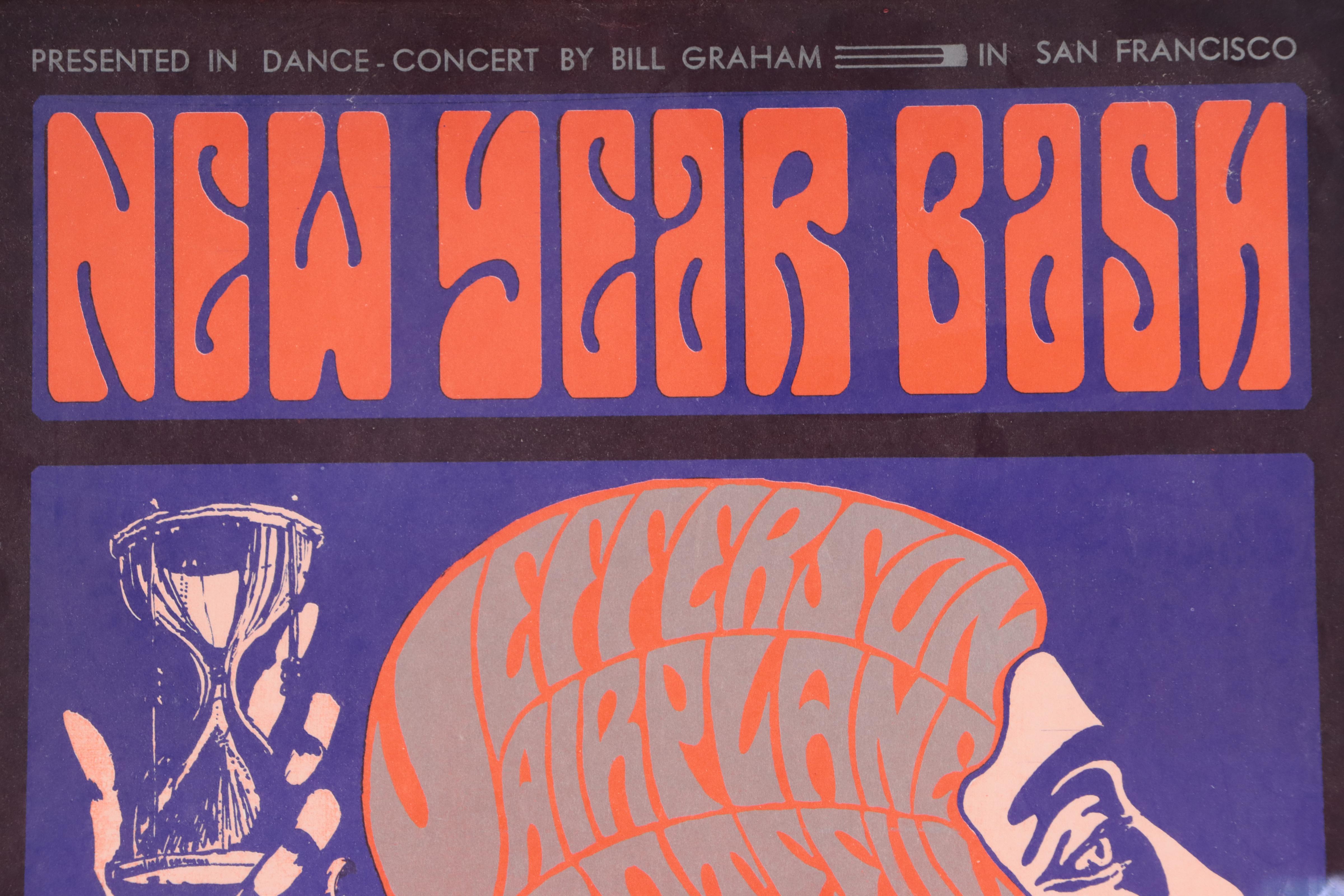 Jefferson Airplane Lithograph Concert Poster After Wes Wilson at the Fillmore | EBTH