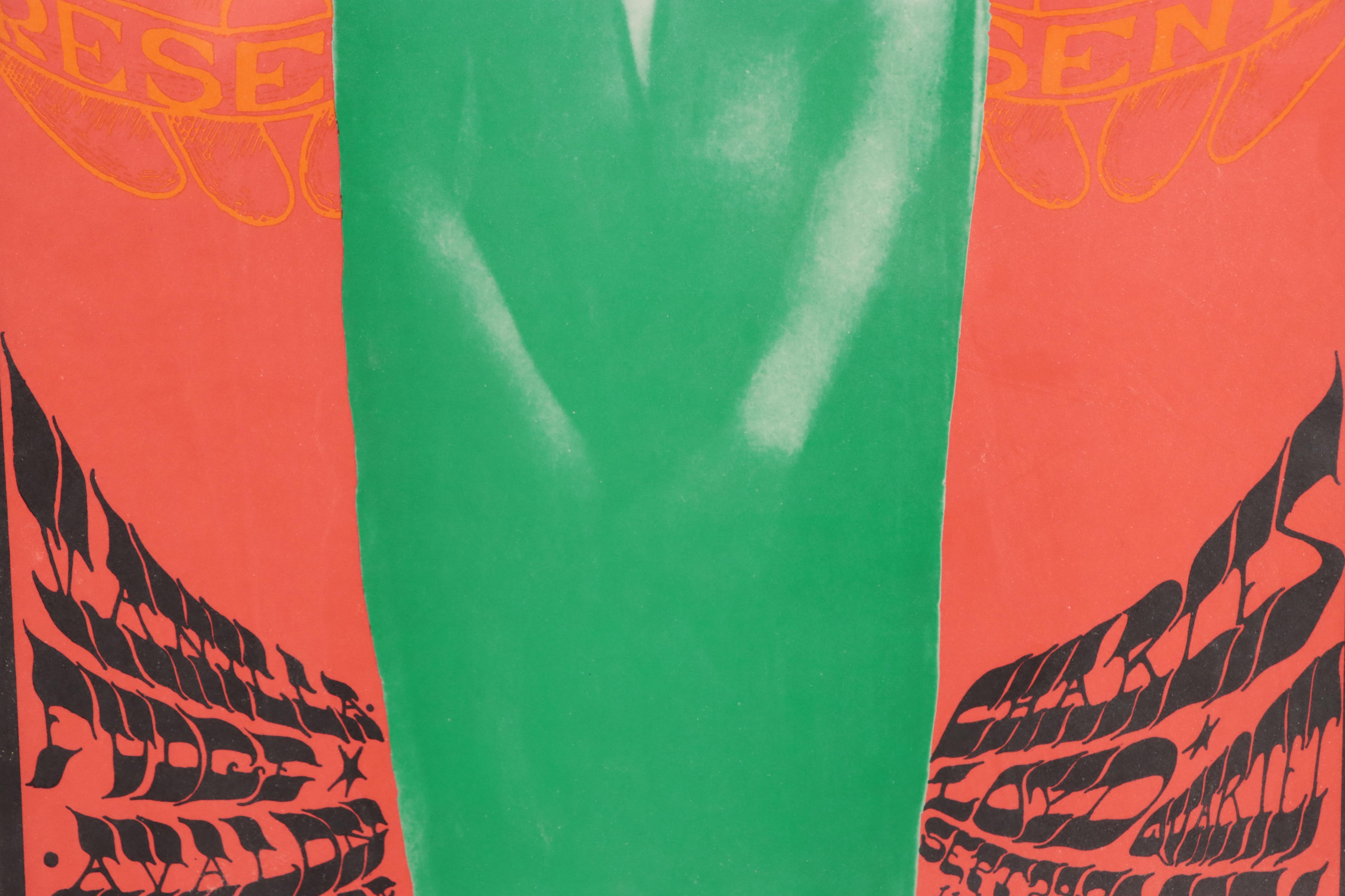 Color Lithograph Concert Poster After Stanley Mouse and Alton Kelley | EBTH